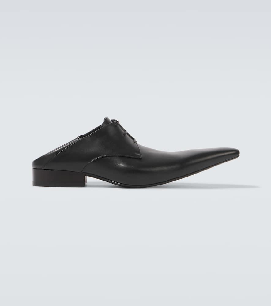 Balenciaga Opera Leather Derby Shoes in Black for Men | Lyst