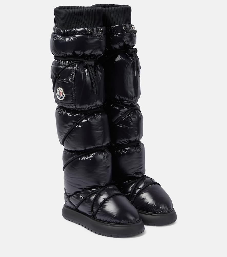 Moncler Gaia Pocket High Snow Boots in Black | Lyst