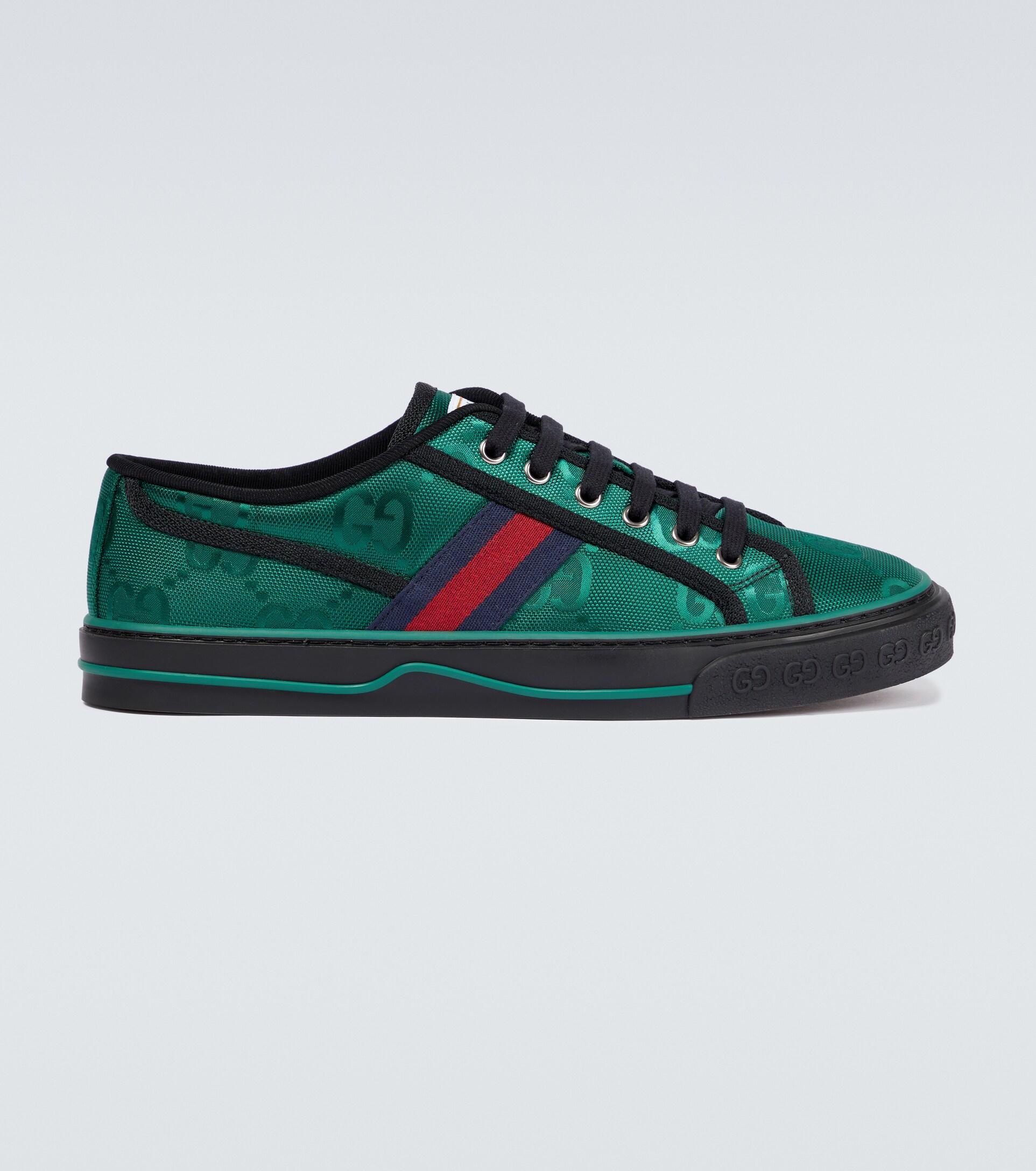 green gucci shoes