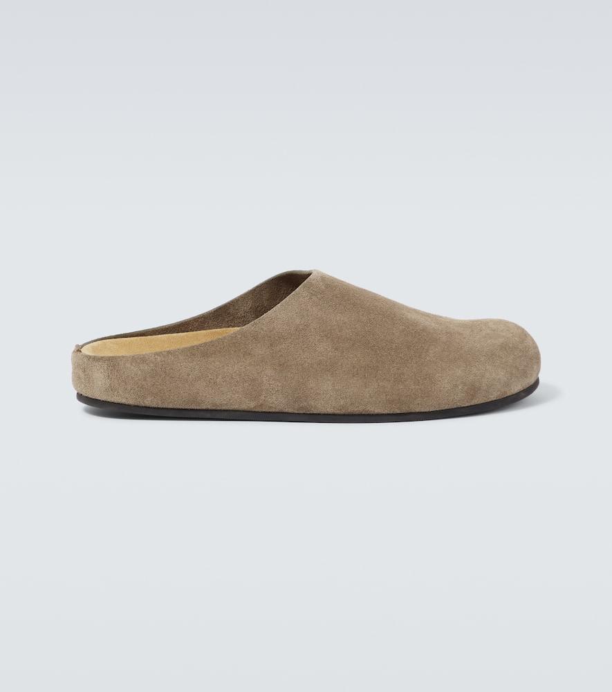 The Row Hugo Suede Clogs in White for Men | Lyst