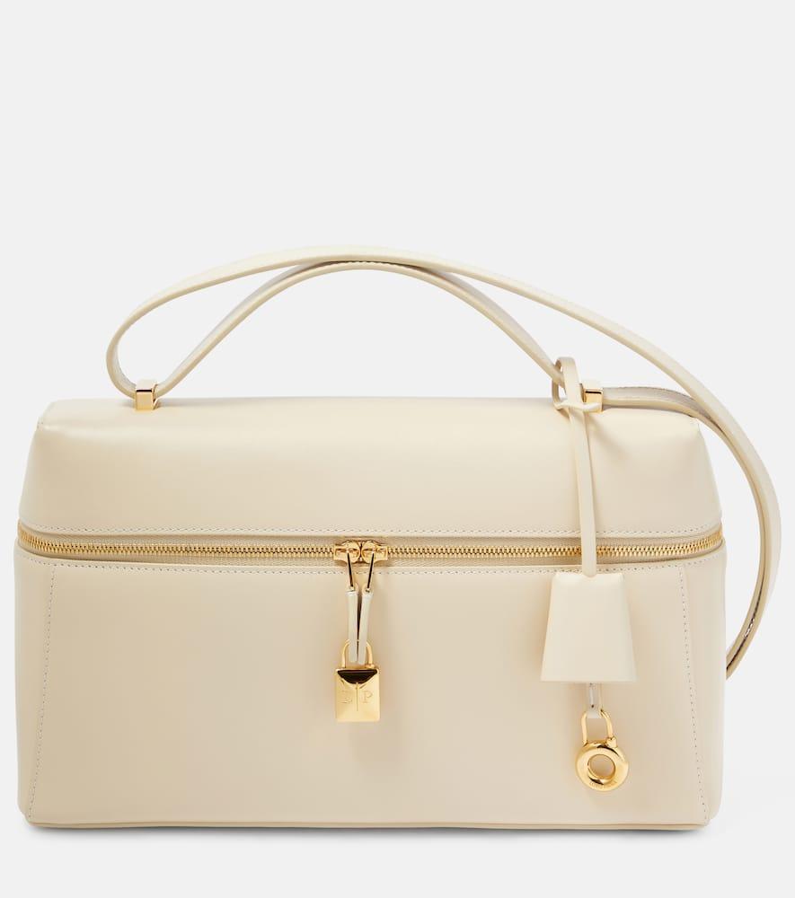 Loro Piana Extra Pocket Leather Shoulder Bag in Natural | Lyst