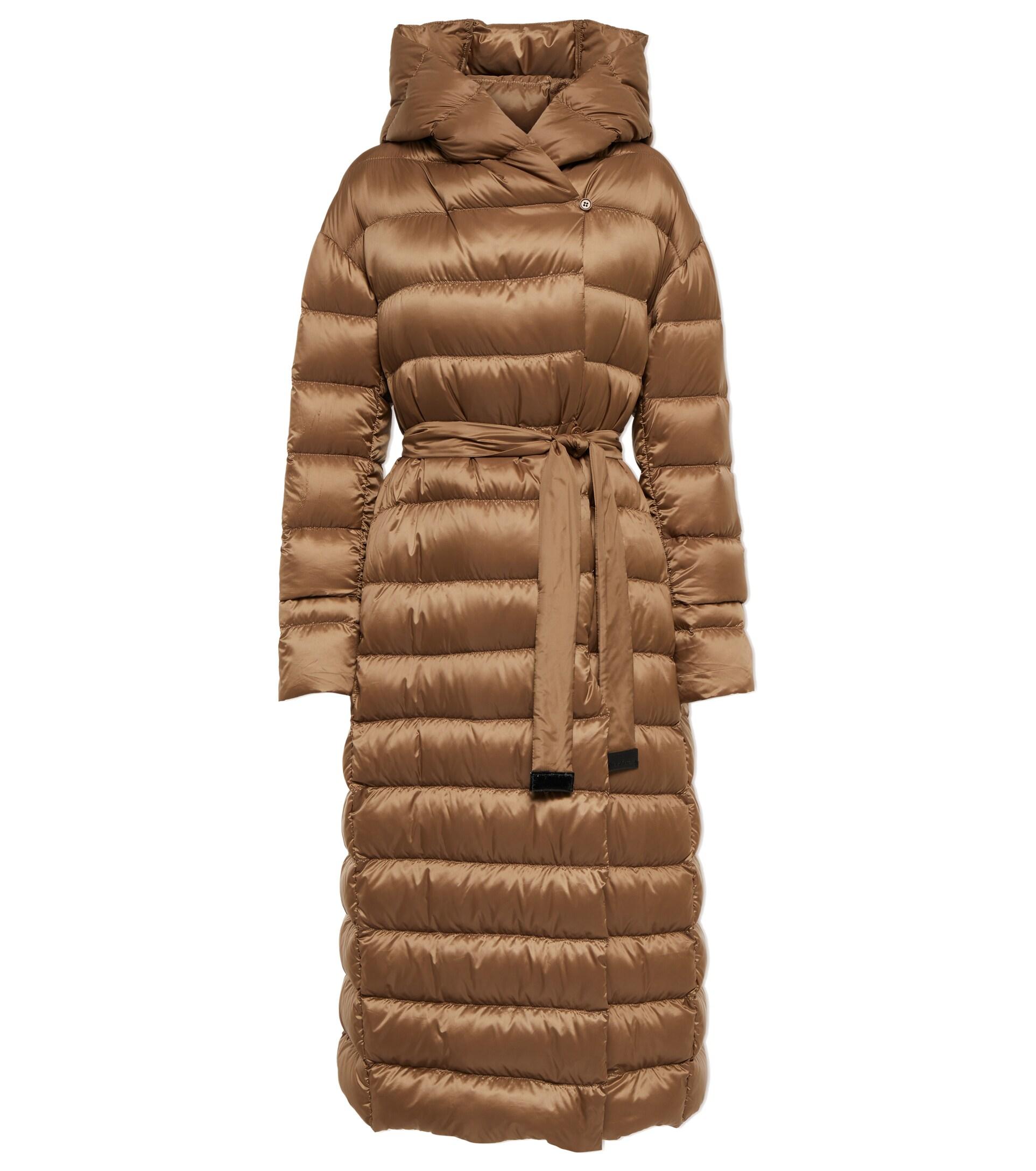 Max Mara Synthetic Seif Puffer Coat in Caramel (Brown) | Lyst