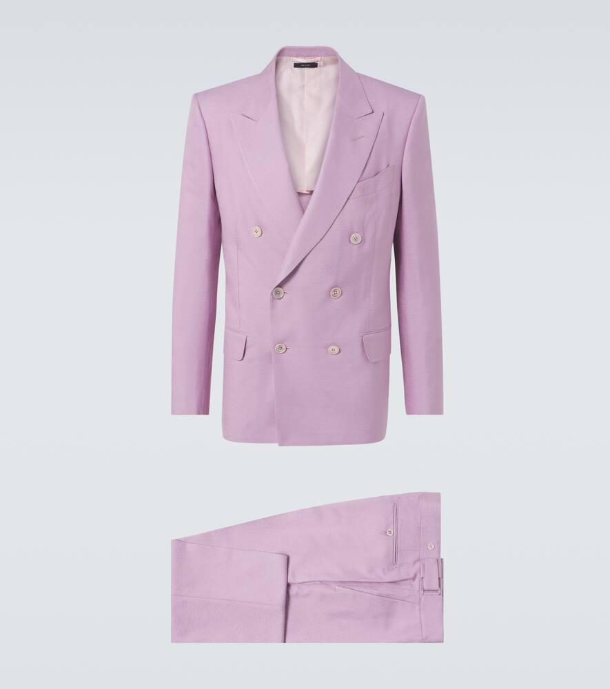 Tom Ford Atticus Silk Suit in Purple for Men | Lyst