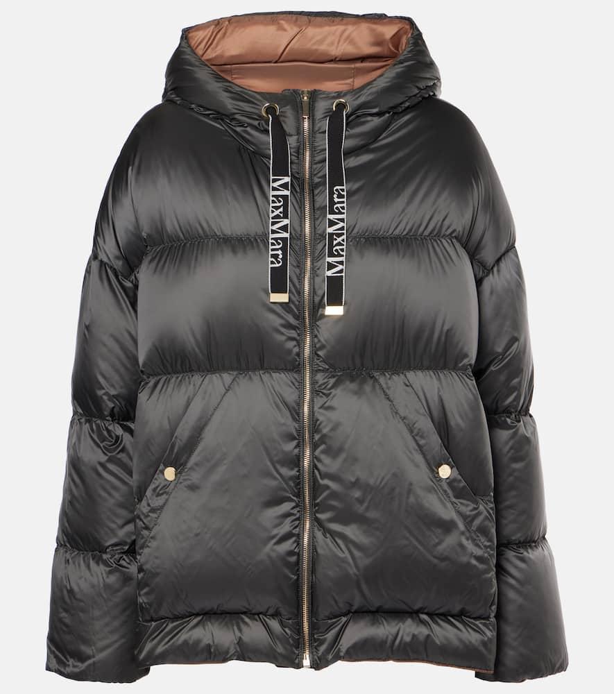 Max Mara The Cube Trebi Down Jacket in Black | Lyst