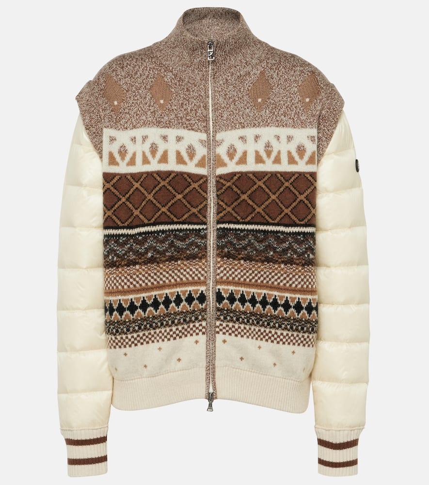 Bogner Agnetha Jacquard Jacket in Natural | Lyst