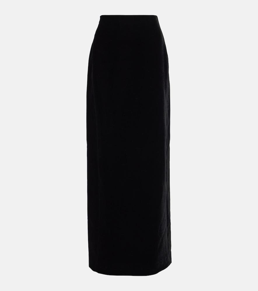 Wardrobe NYC Velvet Maxi Skirt in Black | Lyst