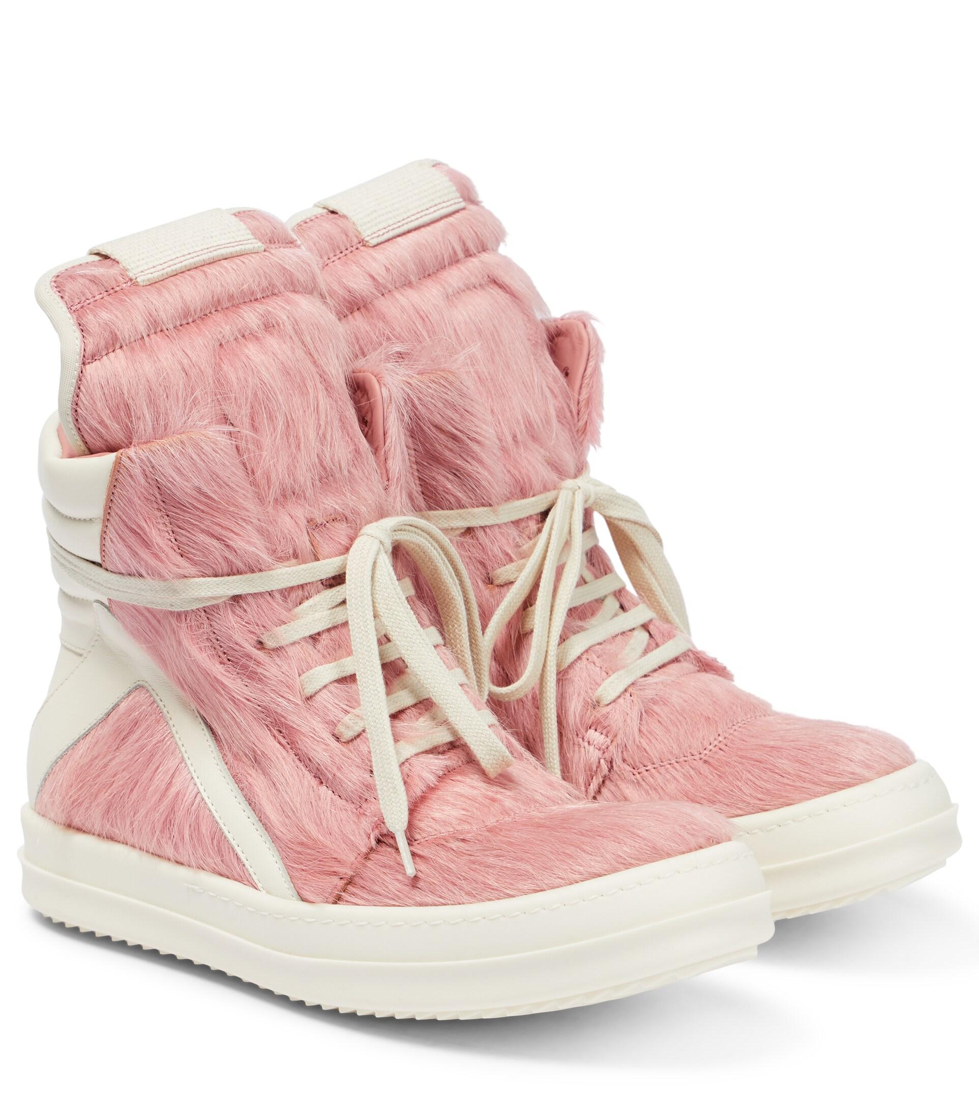Rick Owens Hair Pony Geobasket in Pink | Lyst