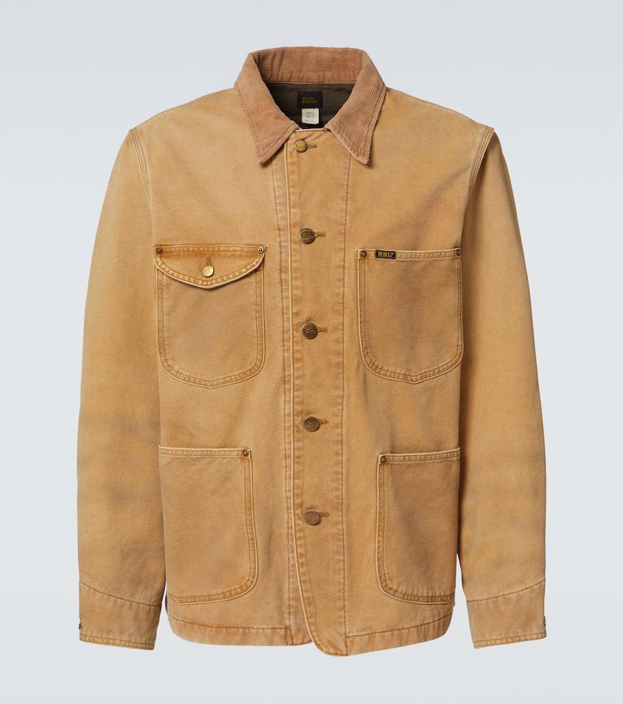 RRL Lynn Cotton Field Jacket in Brown for Men | Lyst