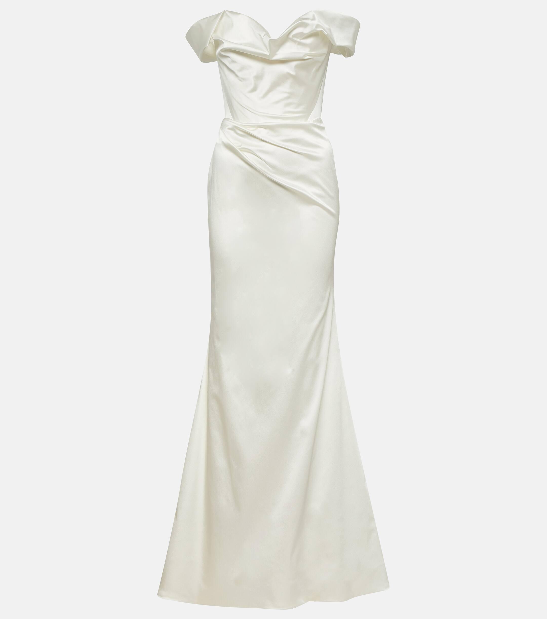Vivienne Westwood Bridal Nova Cora Satin Gown in White | Lyst Canada