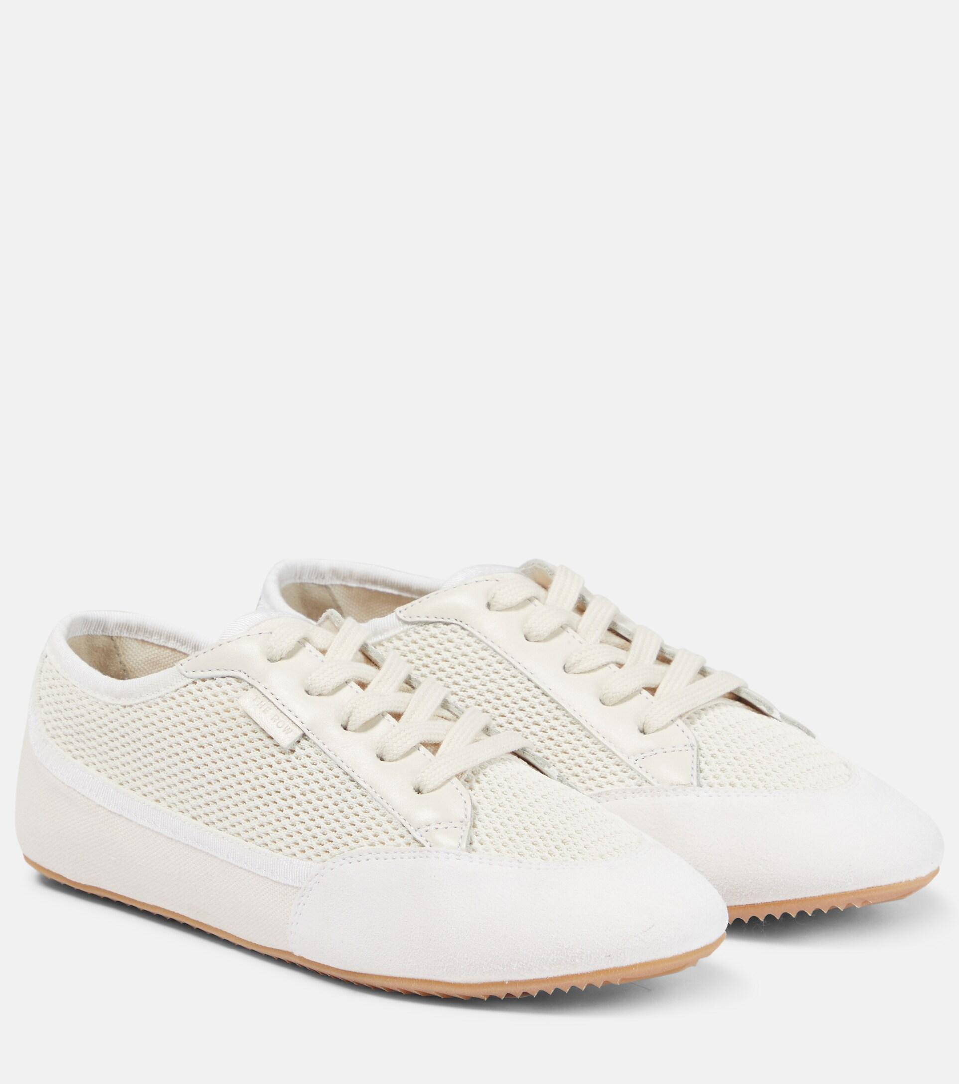 The Row Owen Mesh Sneakers in White | Lyst