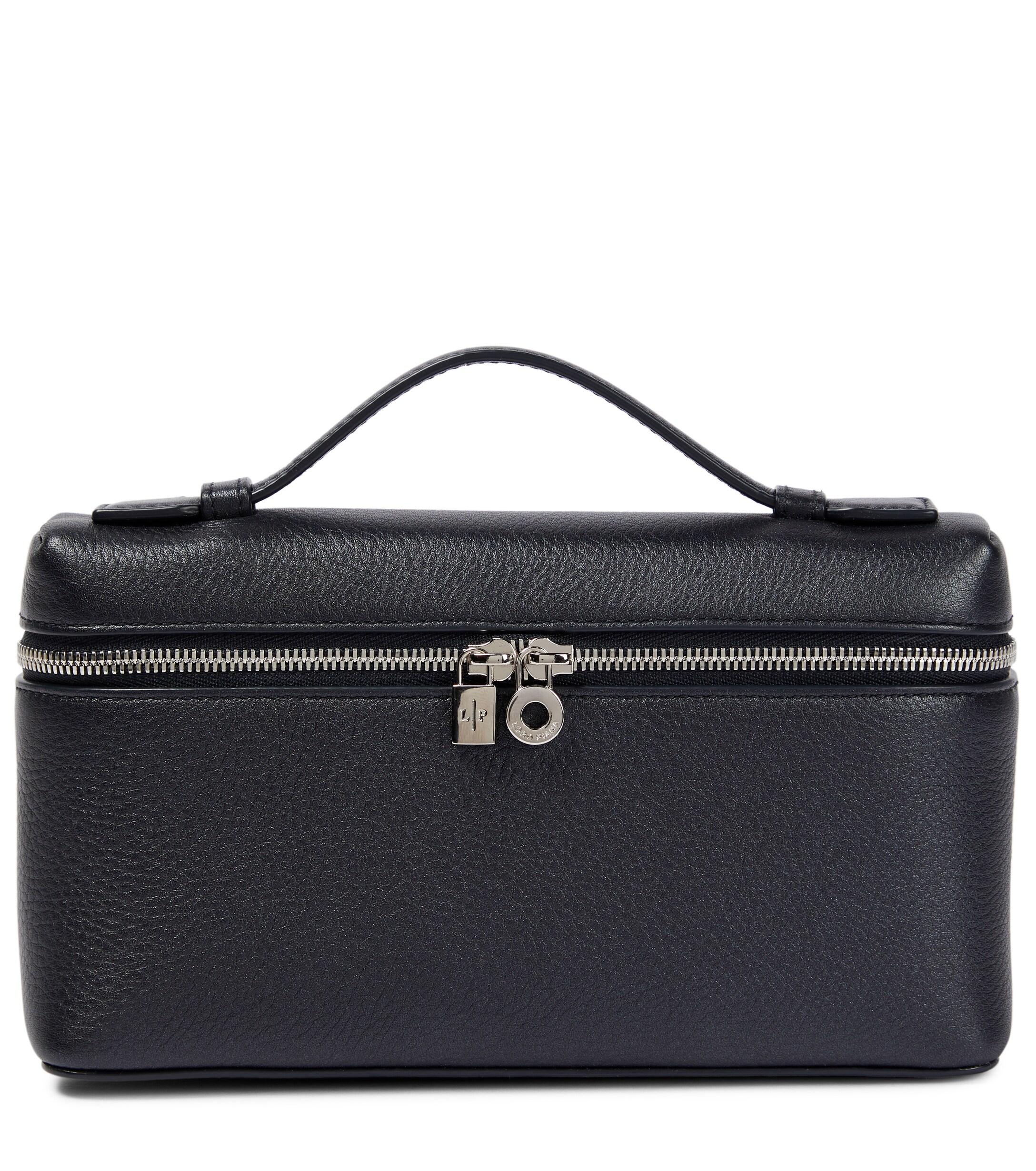 Loro Piana Extra Pocket L19 Leather Pouch in Blue | Lyst UK