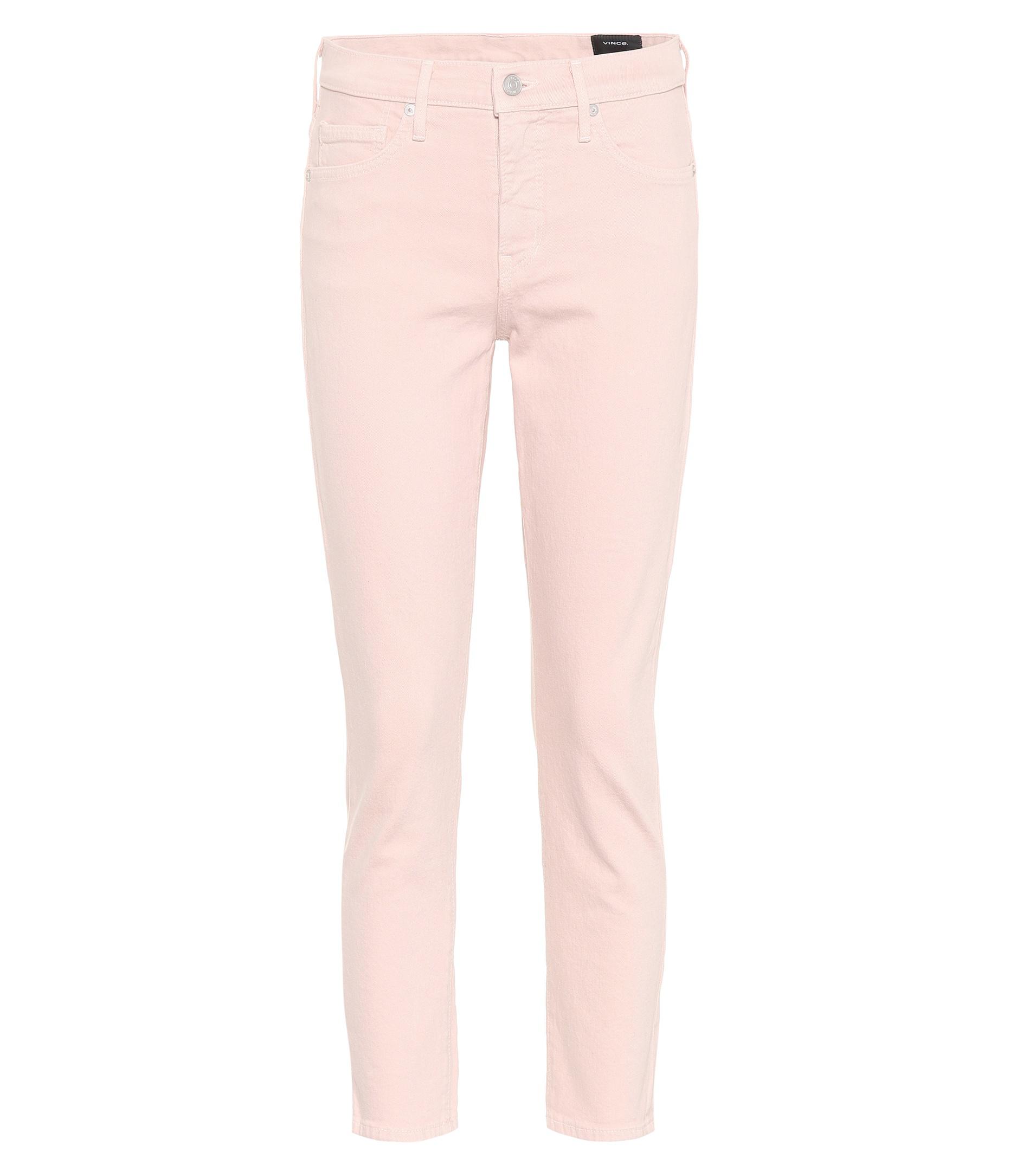 Vince Denim Pastel Skinny Jeans In Pink Lyst