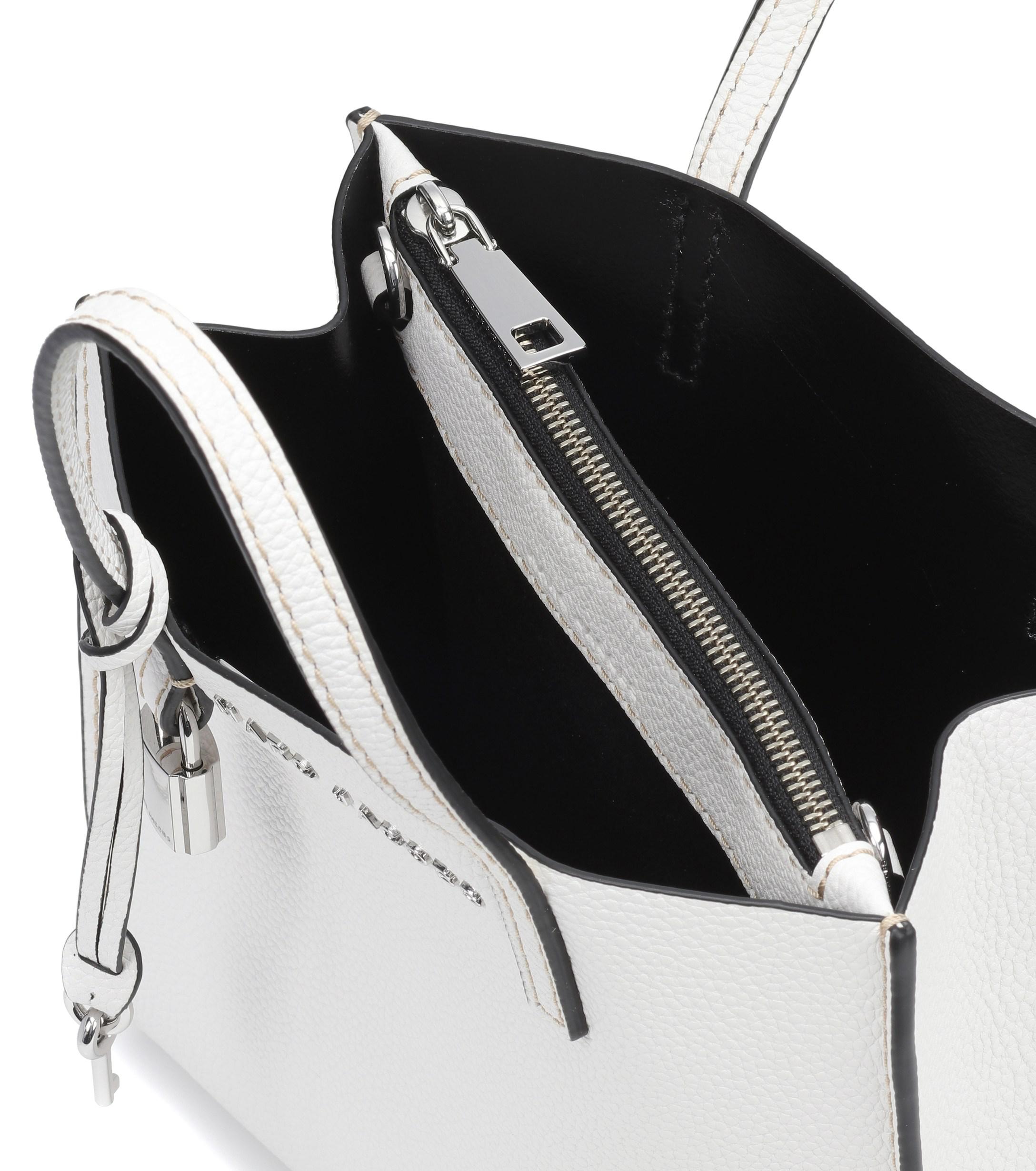 Marc Jacobs Leather Mini Grind Tote in White - Lyst