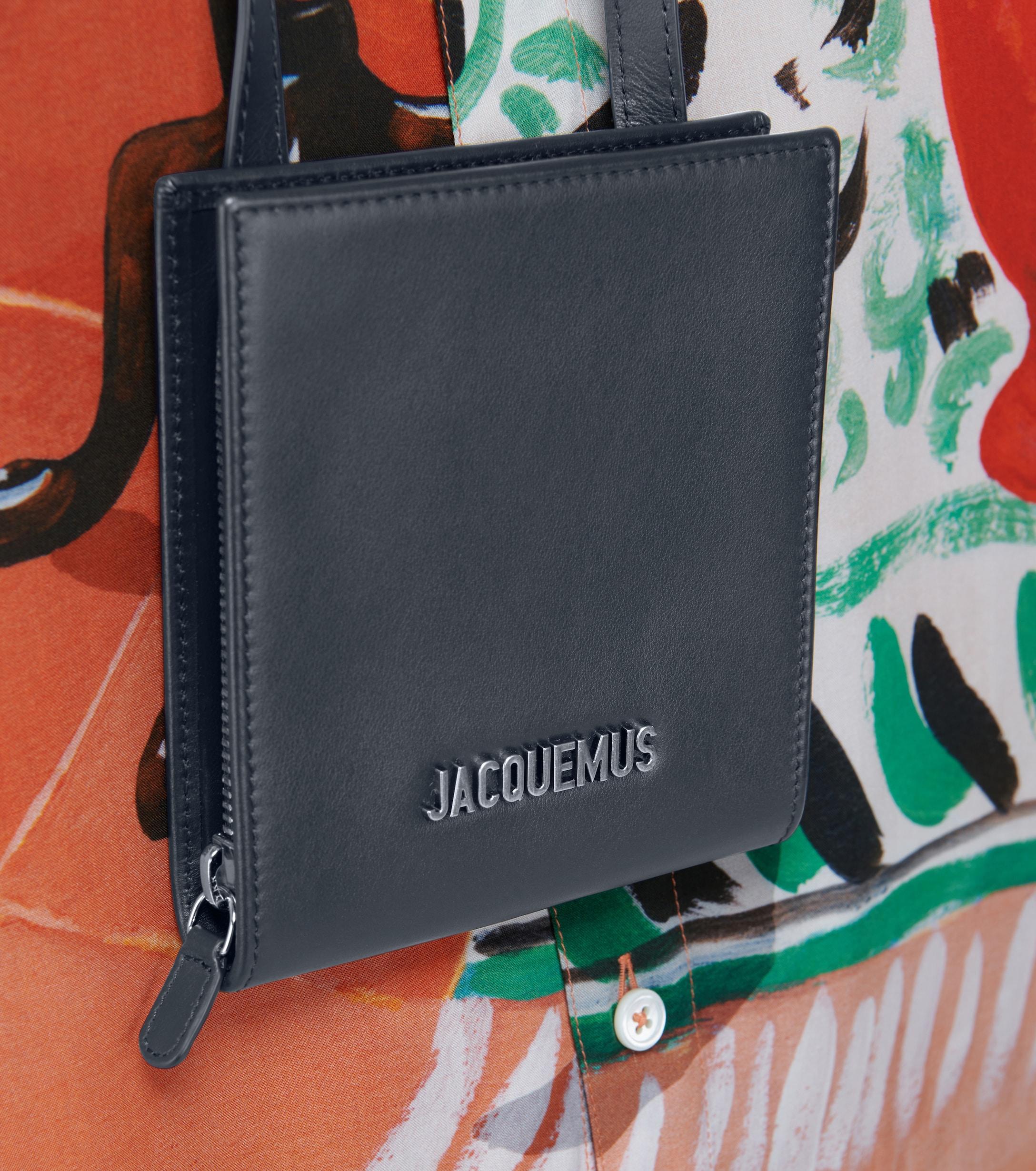 Jacquemus Le Gadjo Strapped Leather Wallet in Blue for Men - Lyst