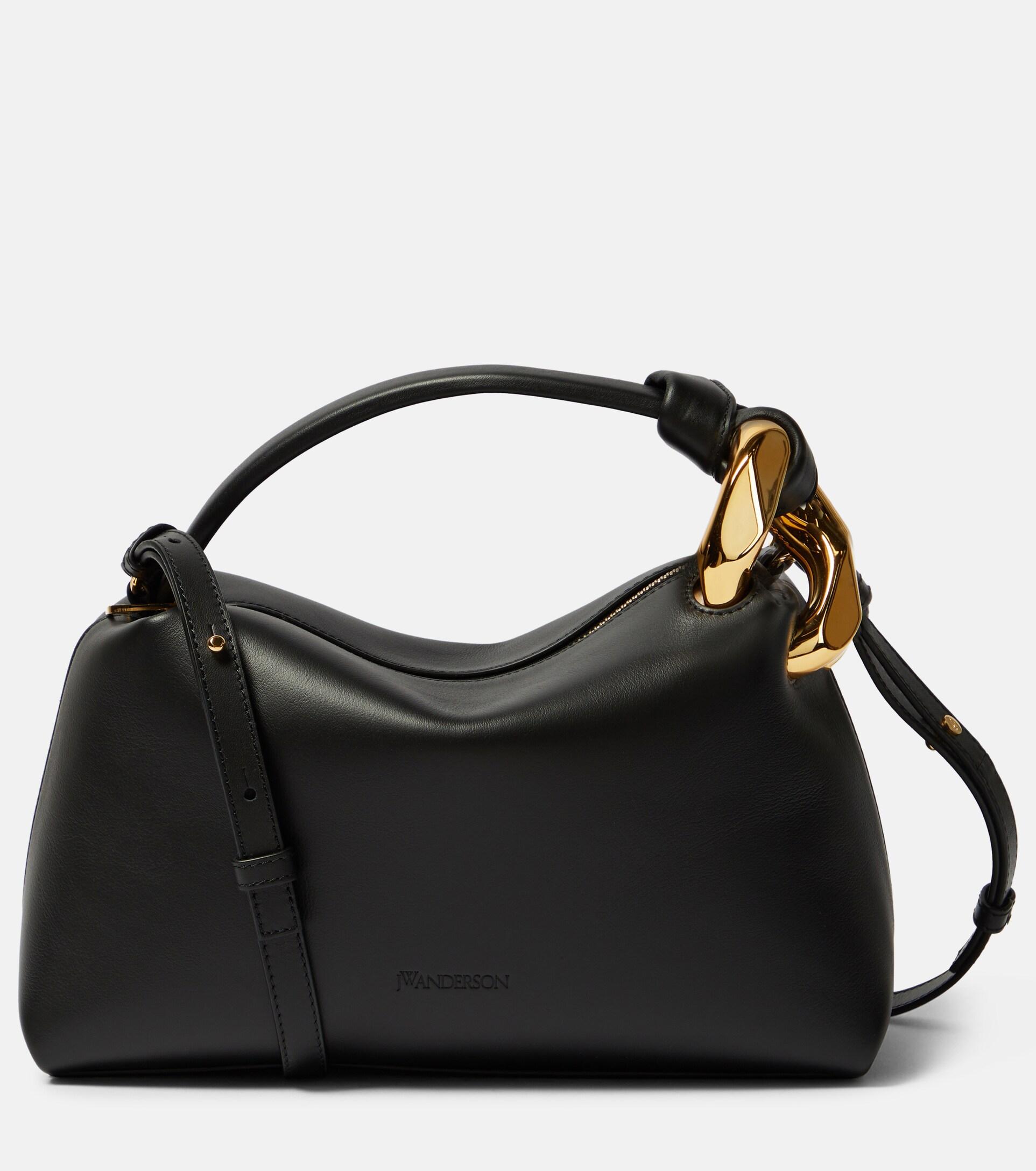 JW Anderson Jwa Corner Leather Tote Bag in Black | Lyst
