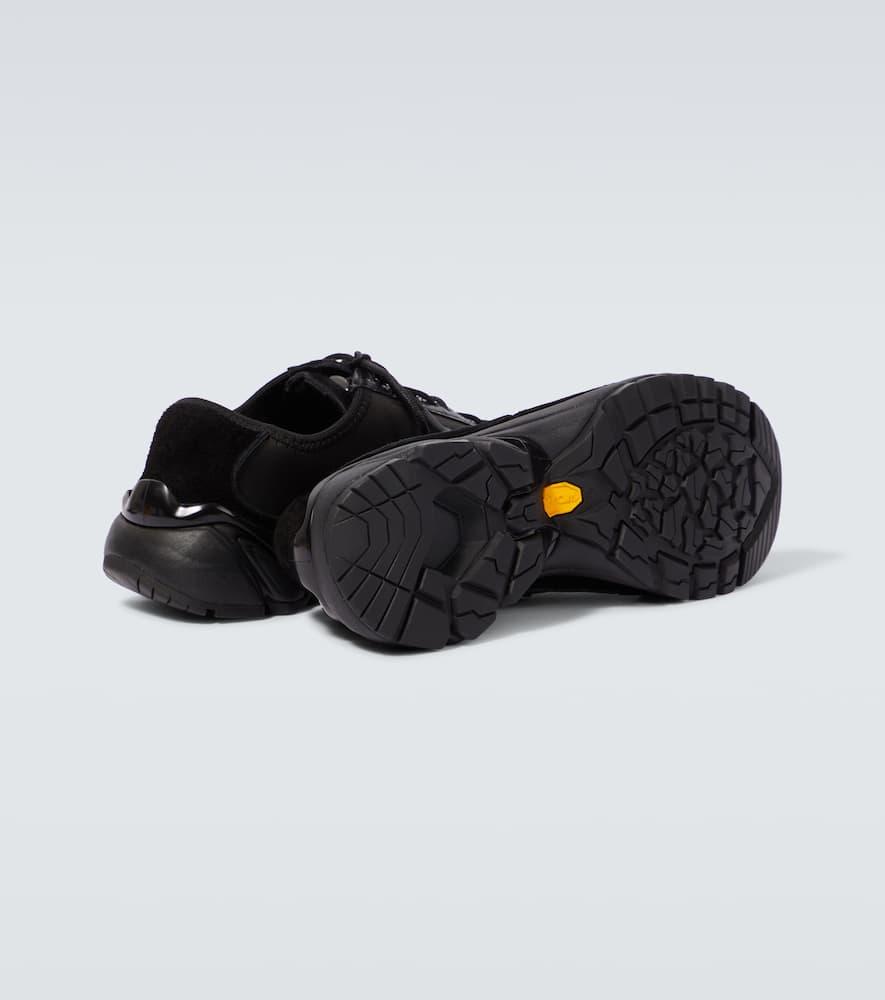 Our Legacy Klove Suede-Trimmed Leather Sneakers in Black for Our Legacy Klove Suede-Trimmed Leather Sneakers in Black for