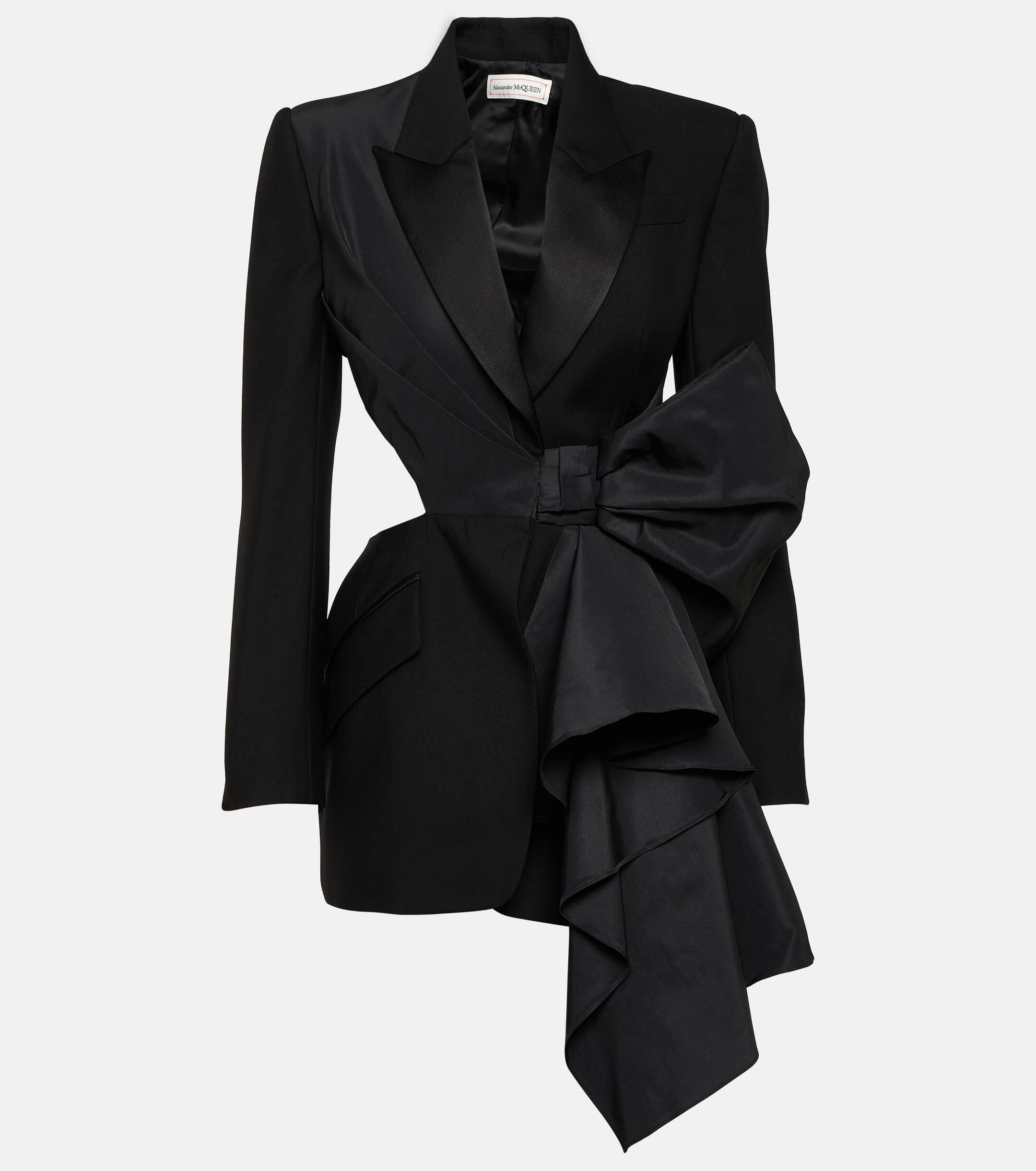 Alexander McQueen Slashed Suit Jacket in Black | Lyst Canada