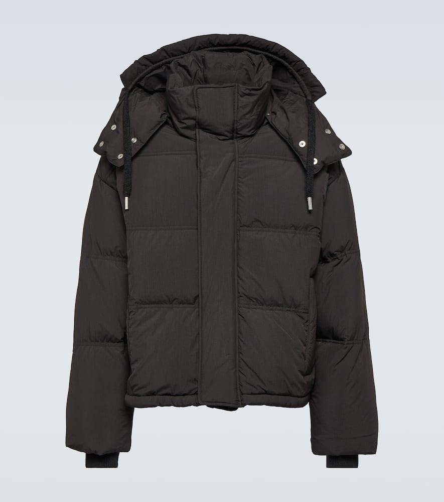 Ami Paris Puffer Down Jacket in Black for Men | Lyst