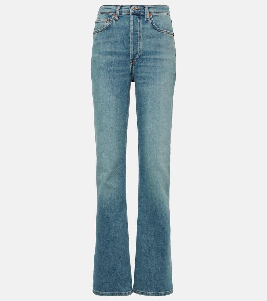 RE/DONE 70s High-rise Bootcut Jeans in Blue | Lyst