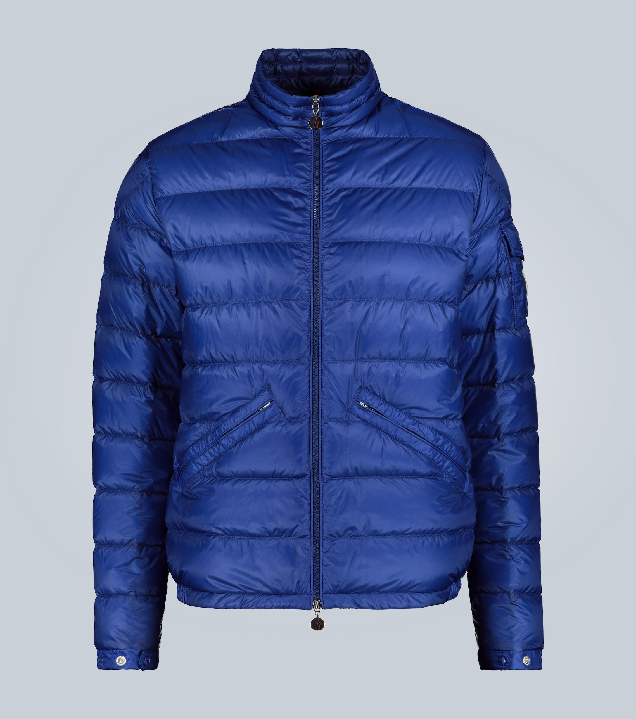 Moncler Blue Down Agay Jacket for Men | Lyst UK