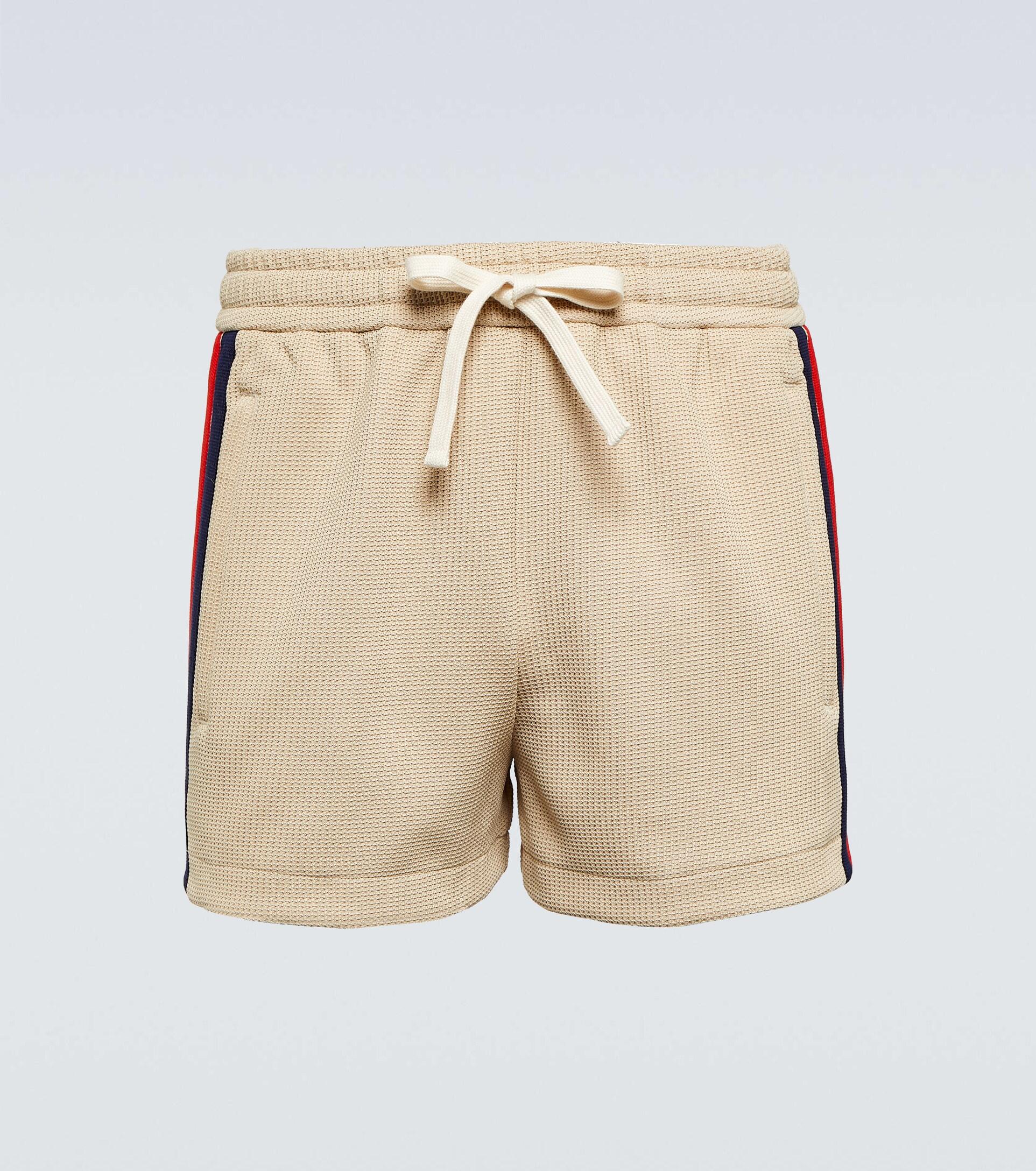 Gucci Jersey Short in Natural for Men | Lyst