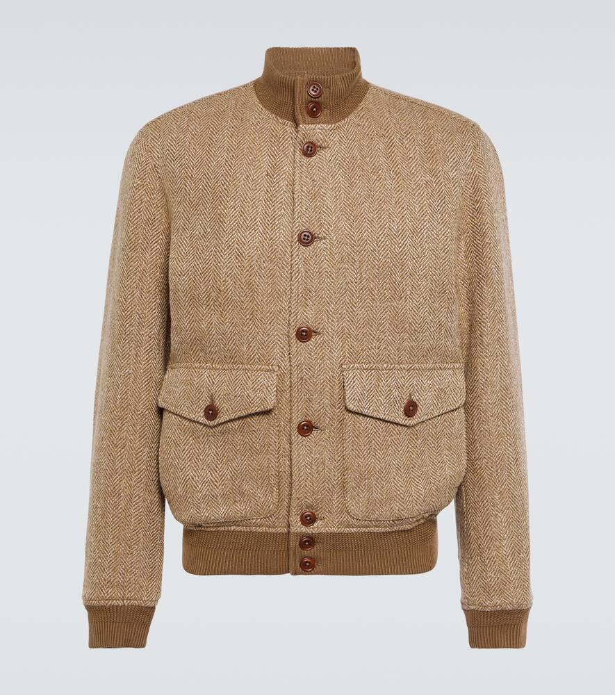 Polo Ralph Lauren Linen-blend Tweed Jacket in Natural for Men | Lyst