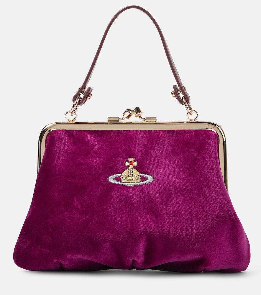 Vivienne Westwood Granny Frame Orb Velvet Tote Bag in Purple | Lyst