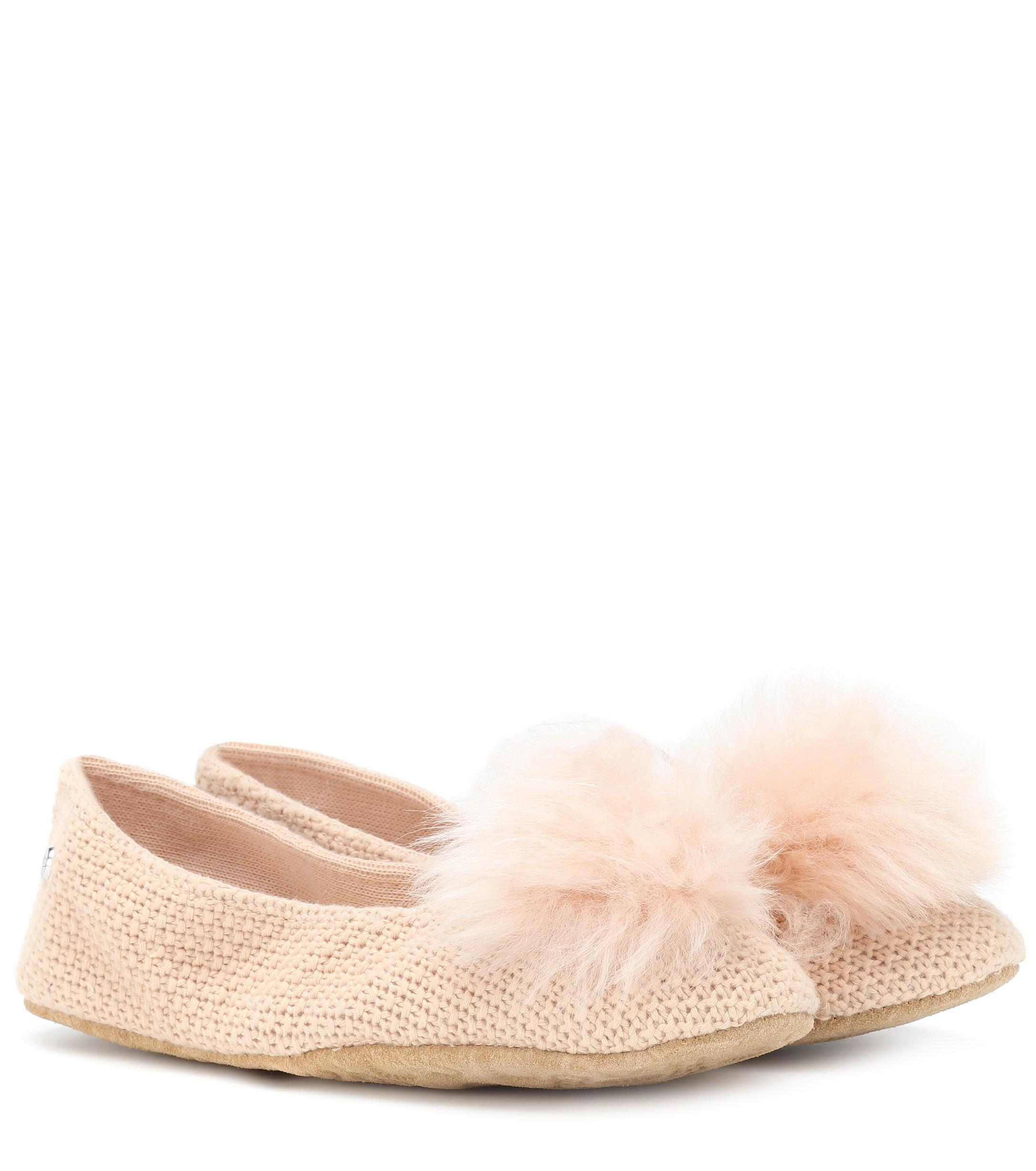 UGG Andi Cotton Knit Slippers - Lyst