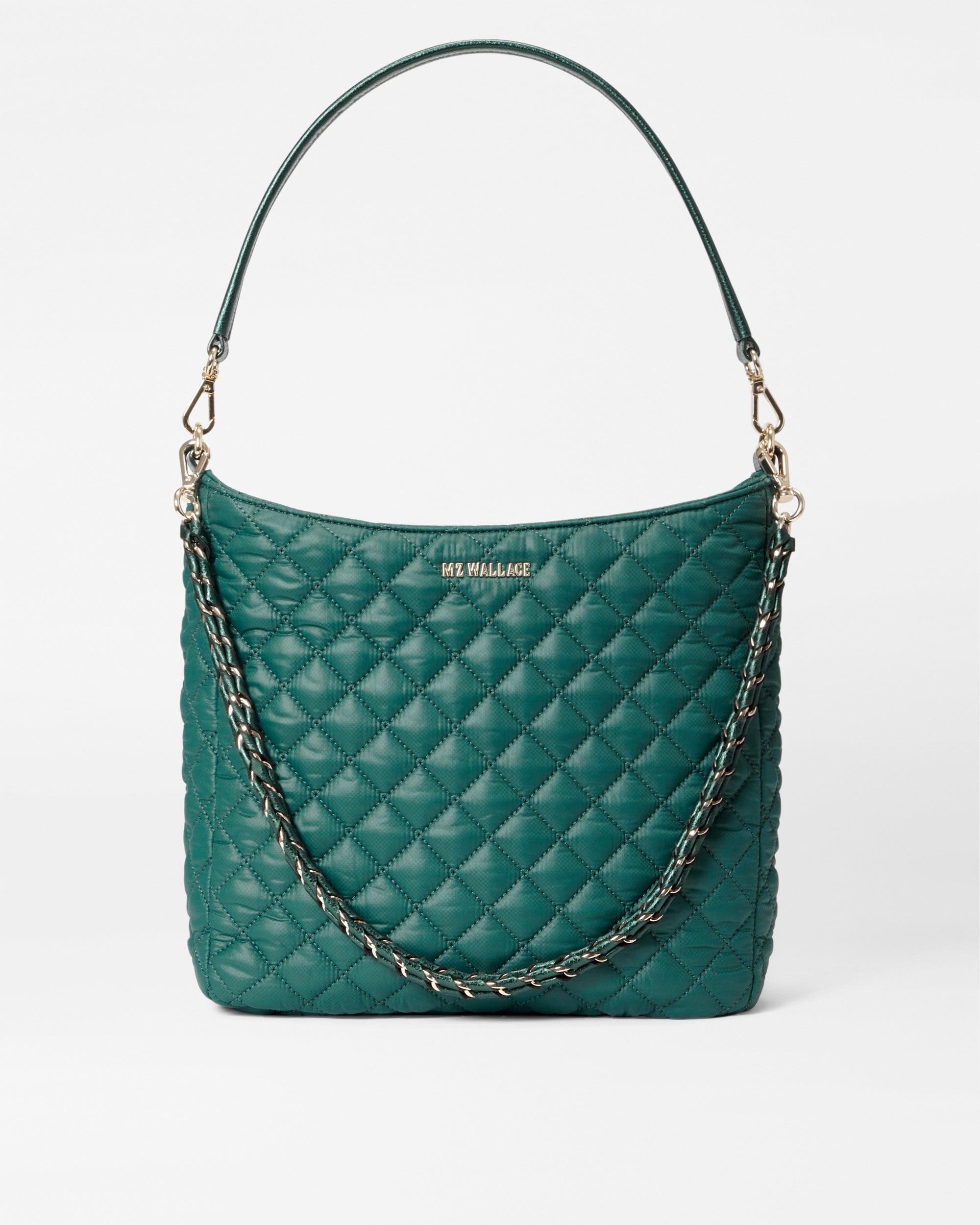 MZ Wallace Emerald Crosby Hobo in Blue | Lyst