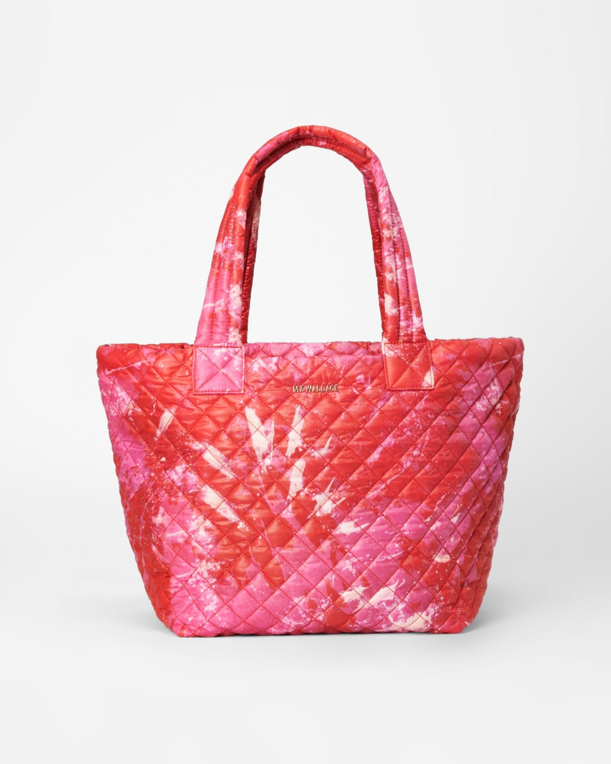 MZ Wallace Magenta Acid Dye Medium Metro Tote Deluxe in Pink | Lyst