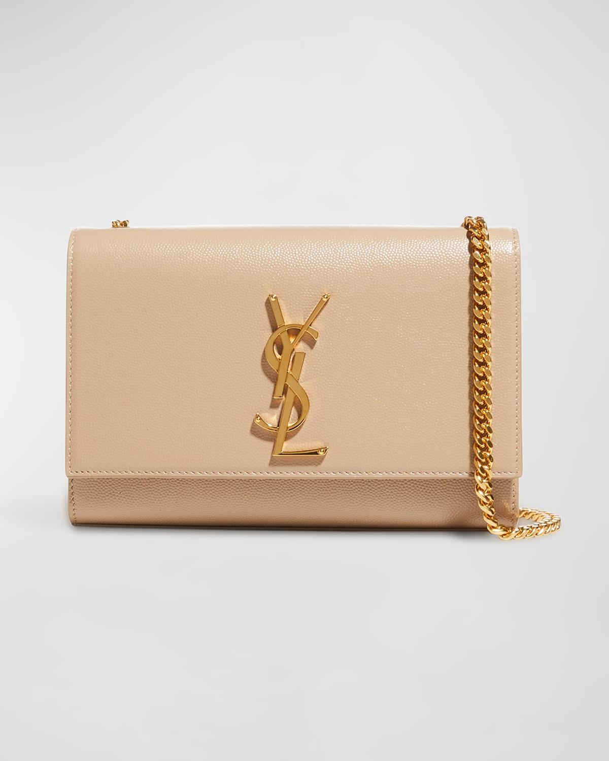 Saint Laurent Kate Small Grain De Poudre Crossbody Bag On Chain at Benjamin Macbain blog