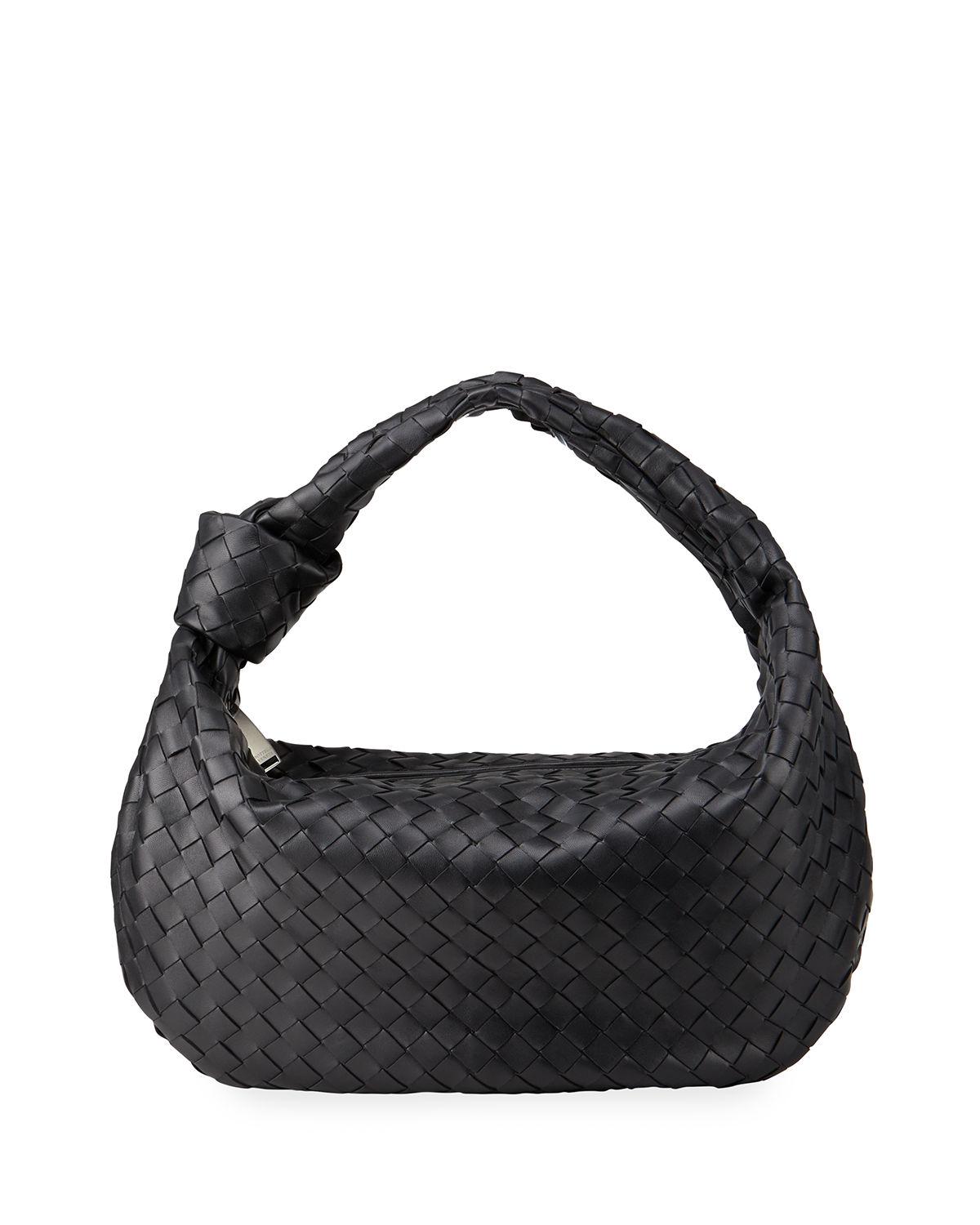 Bottega Veneta Black Hobo Bag | semashow.com