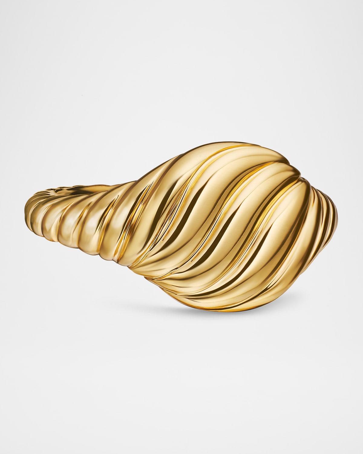 David Yurman Sculpted Cable Pinky Ring in Metallic | Lyst