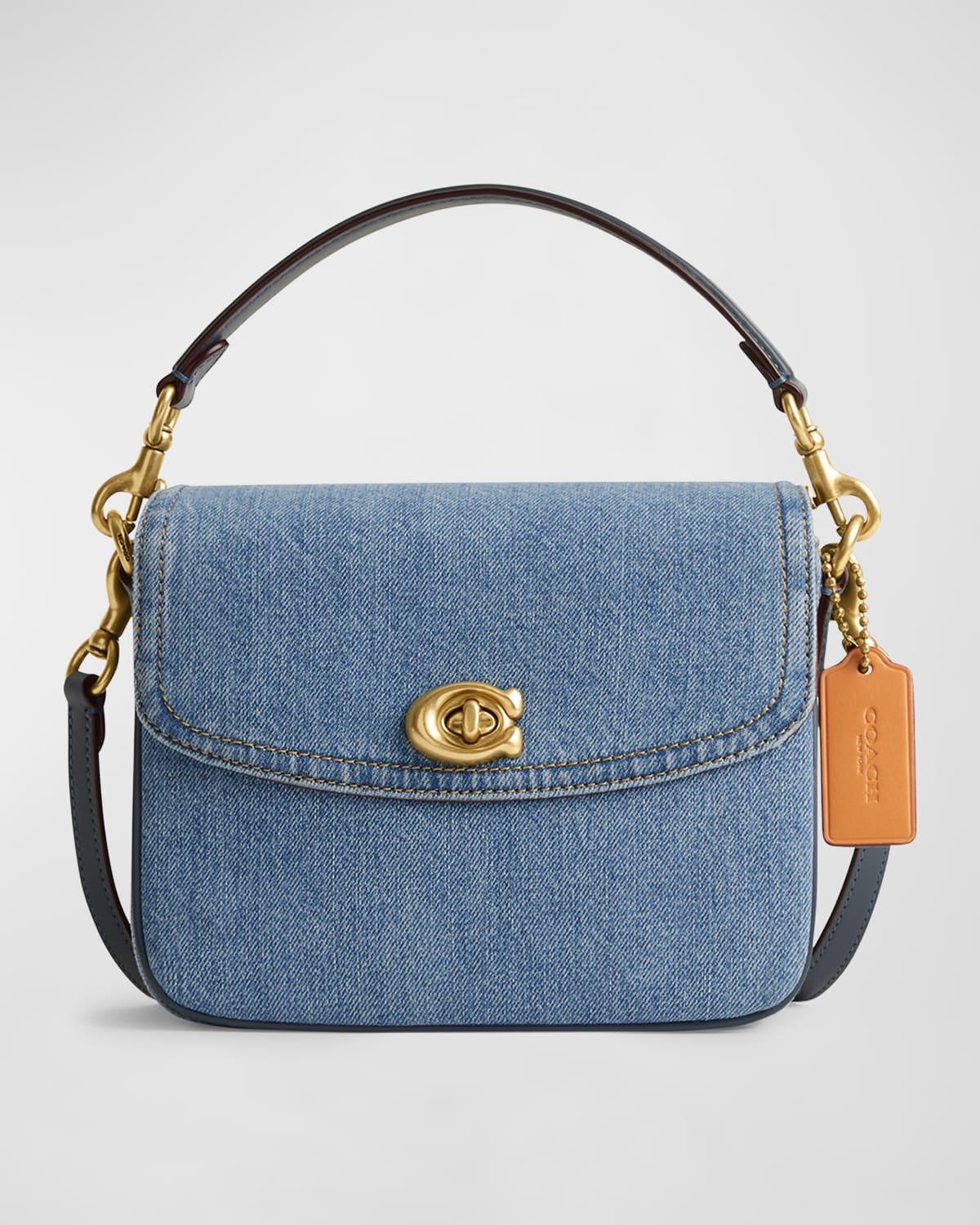 COACH Cassie 19 Denim Crossbody Bag in Blue | Lyst