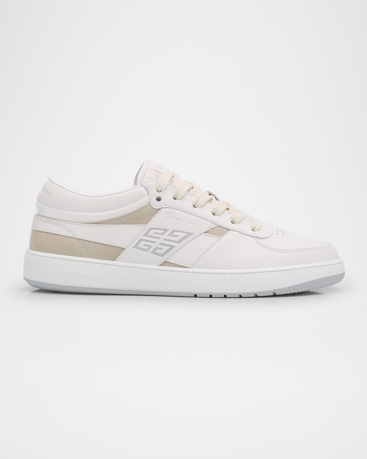 Givenchy G Move Leather Low-Top Sneakers in White for Men | Lyst