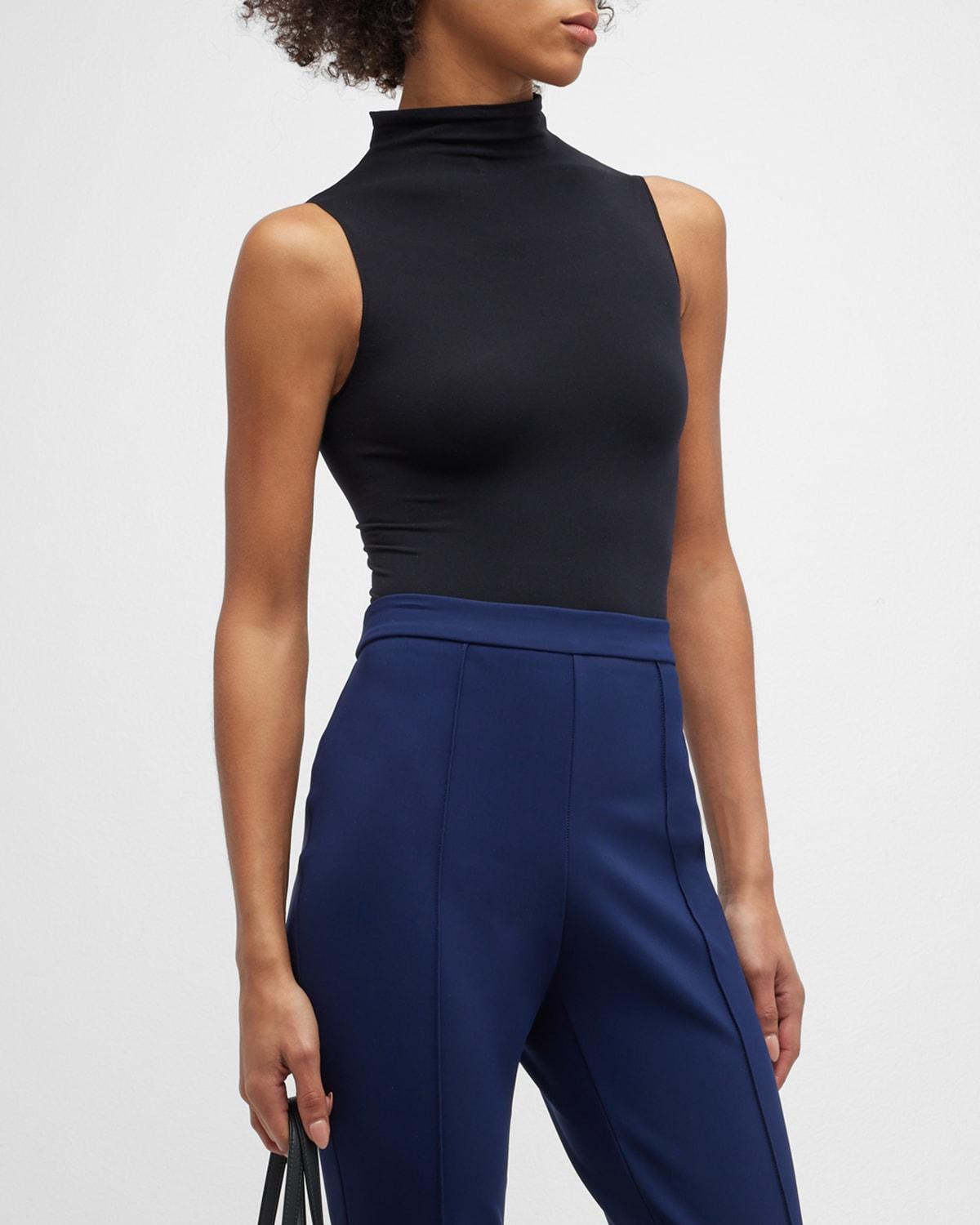 Commando Seamless Mock Neck Thong Bodysuit In Black Lyst