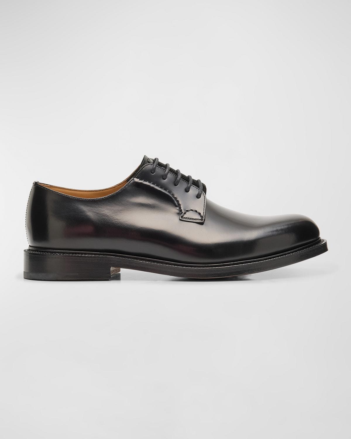 Church's Shannon Polished Leather Derby Shoes in Black for Men | Lyst