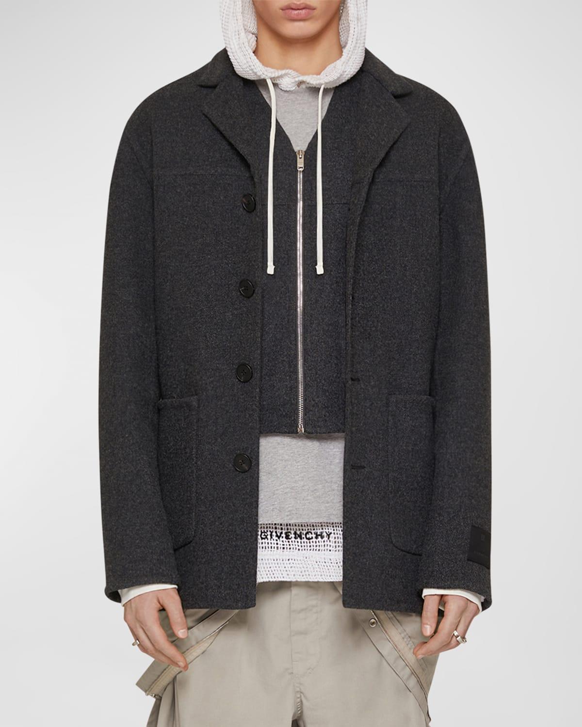 Givenchy Double-face Chore Jacket in Black for Men | Lyst