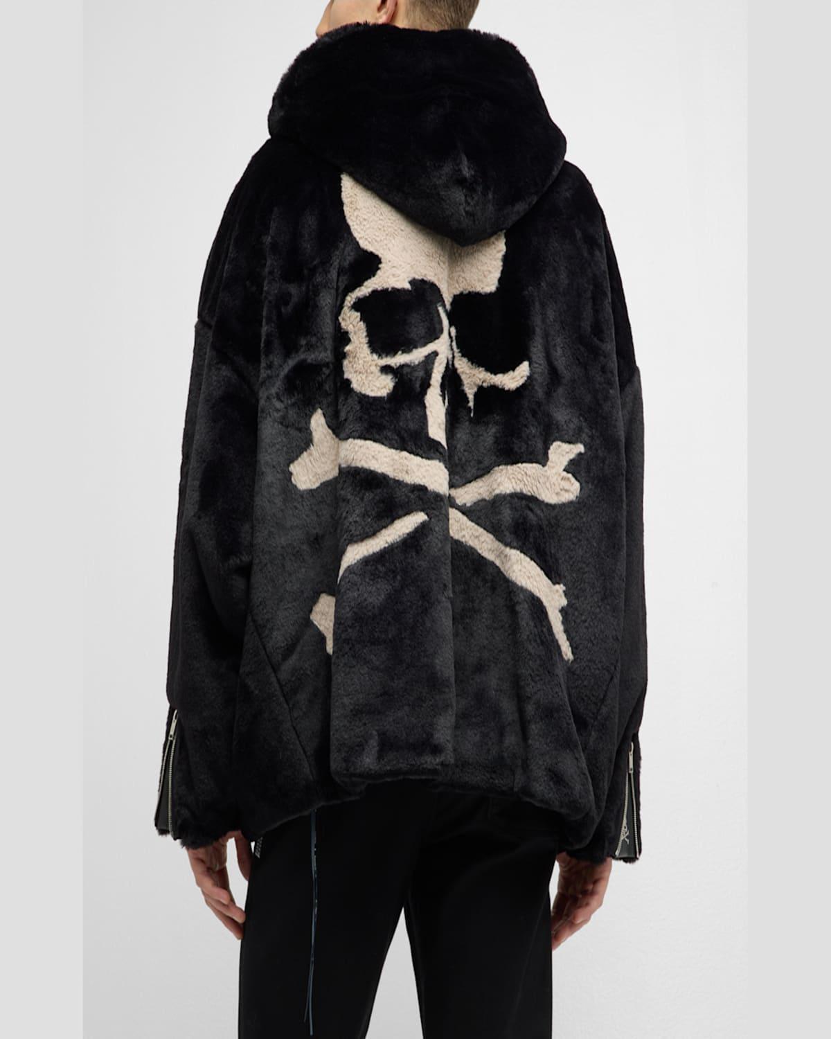 Mastermind Japan Hooded Faux-Fur Jacket in Black for Men | Lyst Mastermind Japan Hooded Faux-Fur Jacket in Black for Men | Lyst