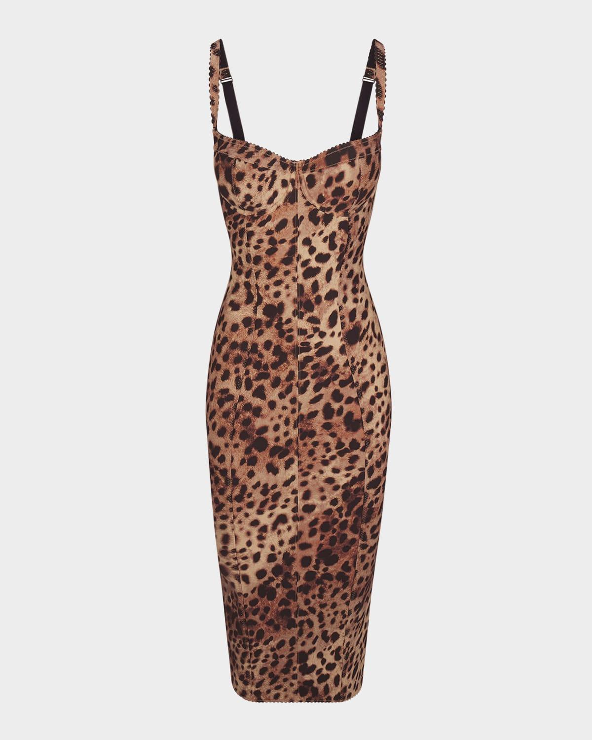 Dolce & Gabbana x SKIMS Skims Body Dress in Brown | Lyst