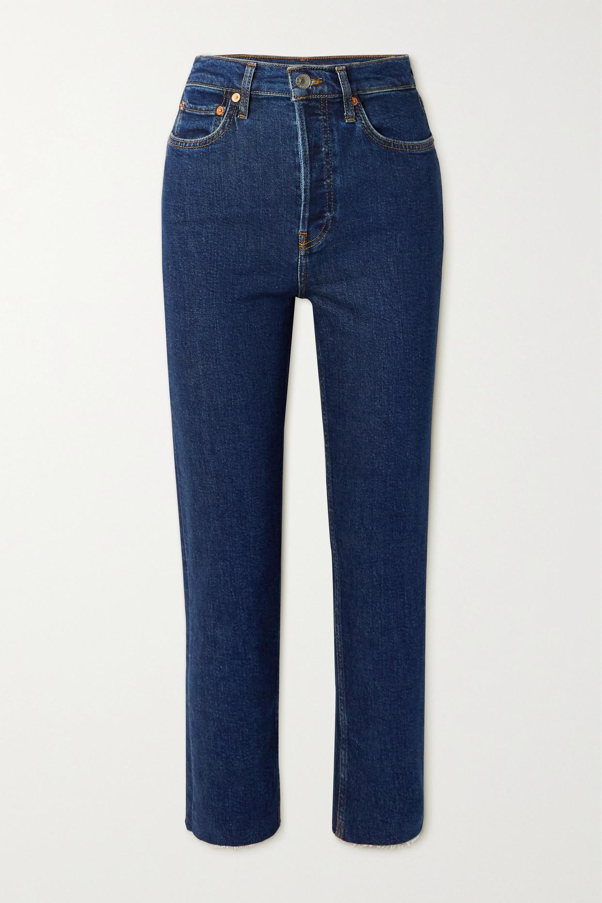 RE/DONE 70s Stove Pipe High-rise Straight-leg Jeans in Blue | Lyst RE/DONE 70s Stove Pipe High-rise Straight-leg Jeans in Blue | Lyst