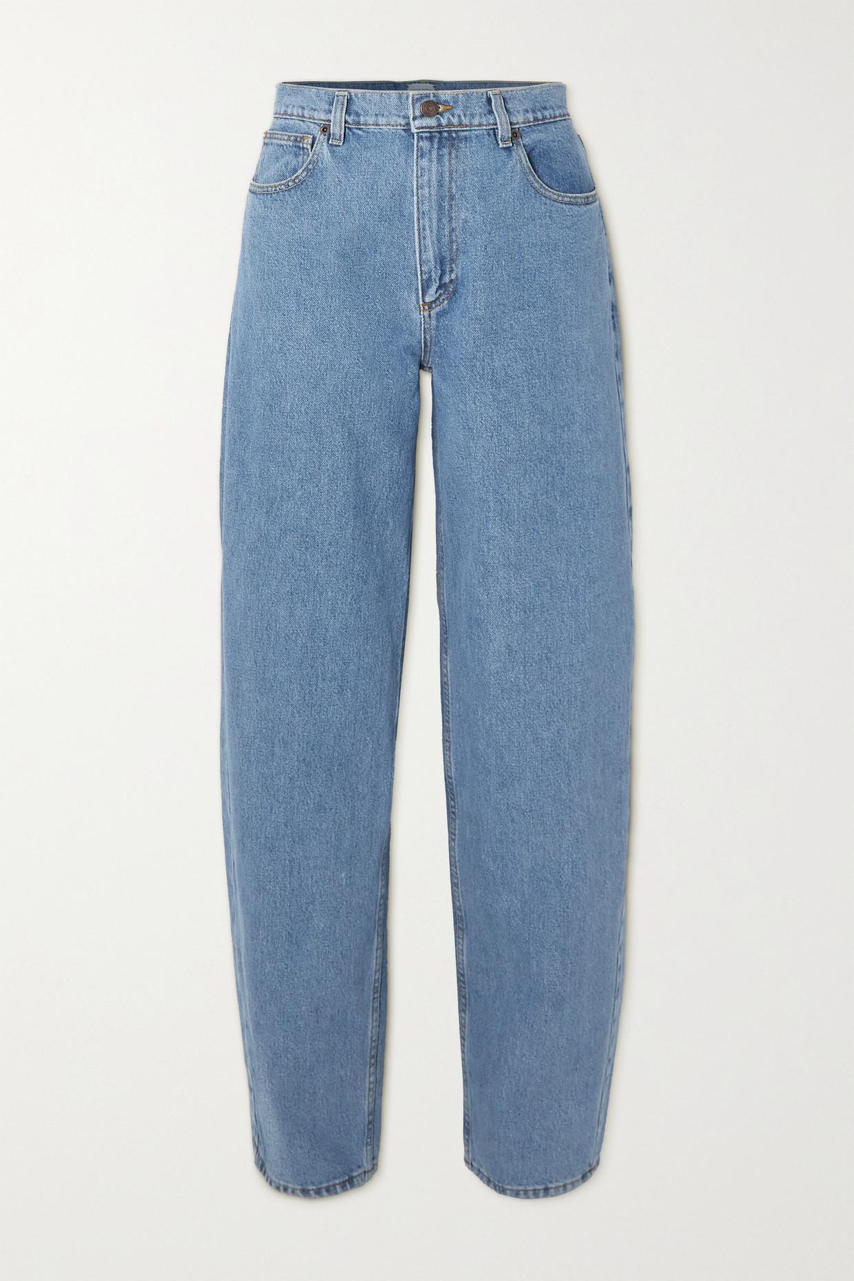 Magda Butrym Low Rise Jeans In Blue Lyst
