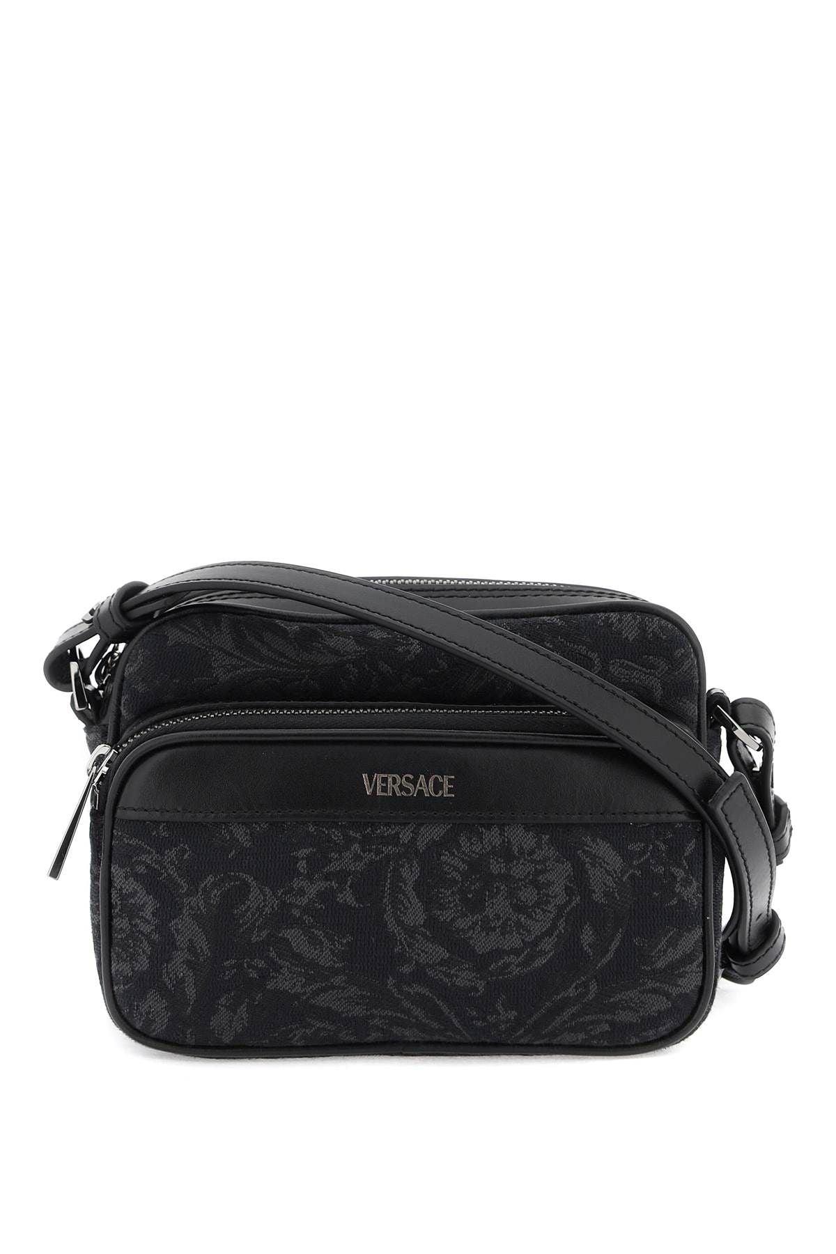 Versace Baroque Messenger Bag in Black | Lyst