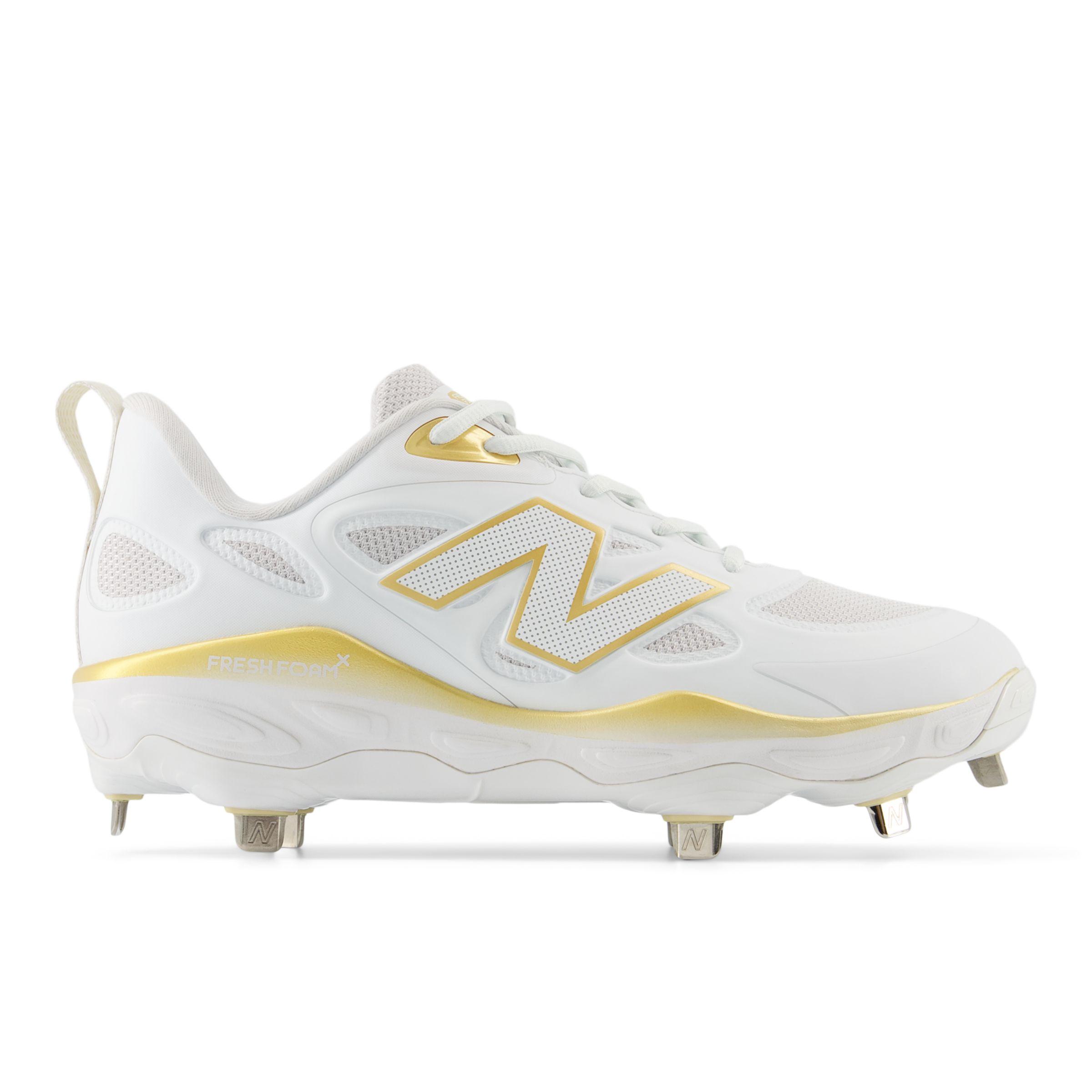 New Balance Fresh Foam X Velo V4 Metal Softball Shoes in White | Lyst