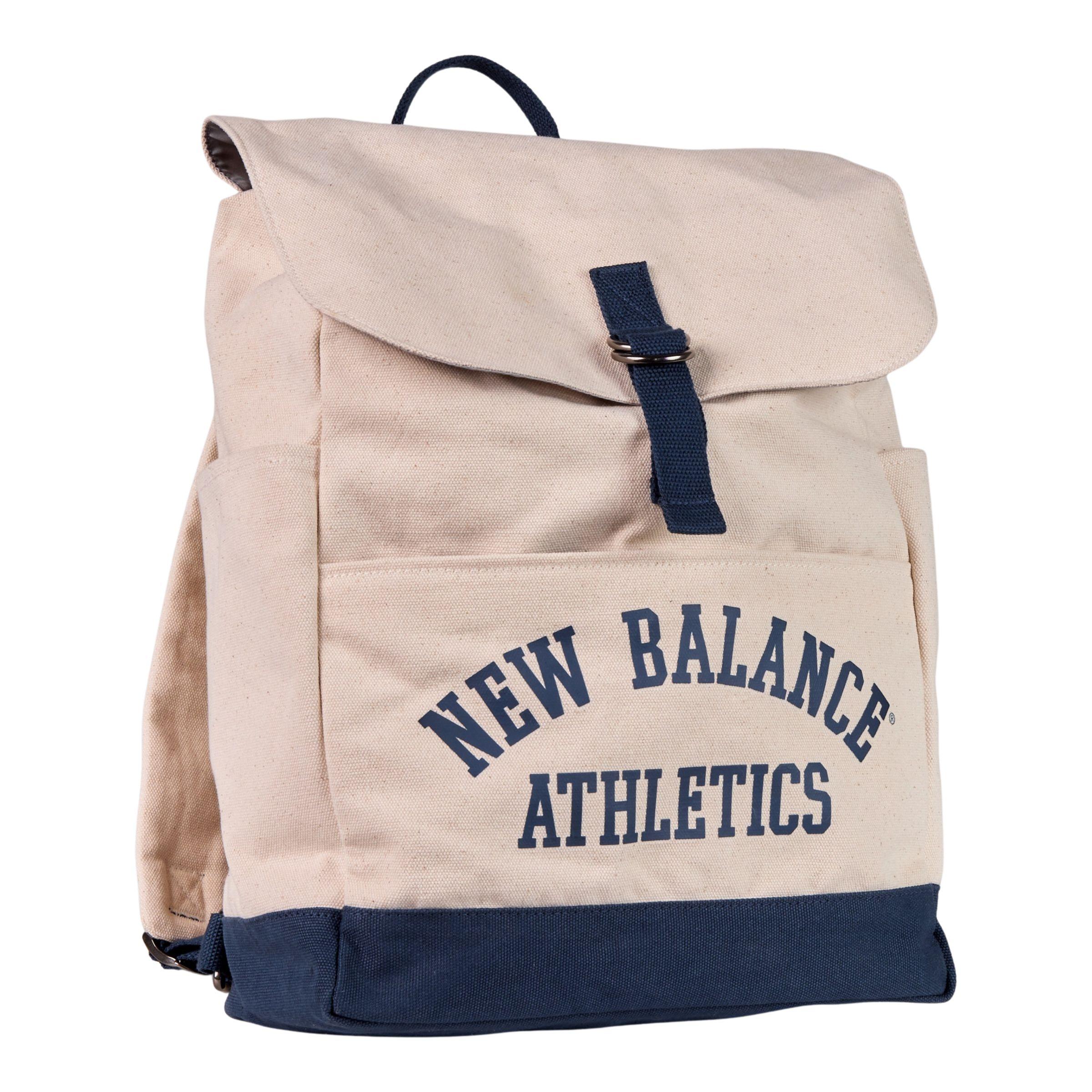 New Balance Canvas Backpack in Blue | Lyst