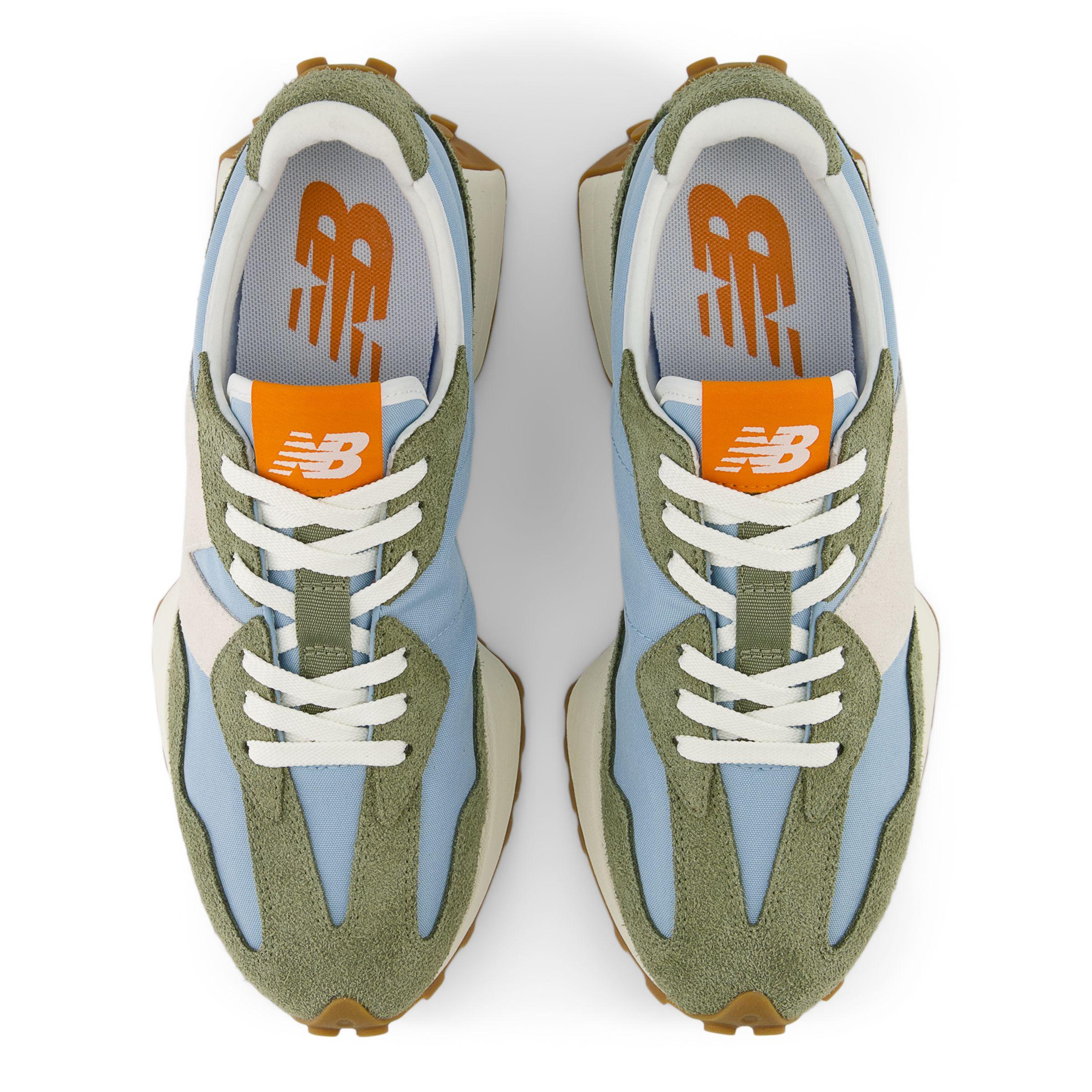 New balance blue and green store