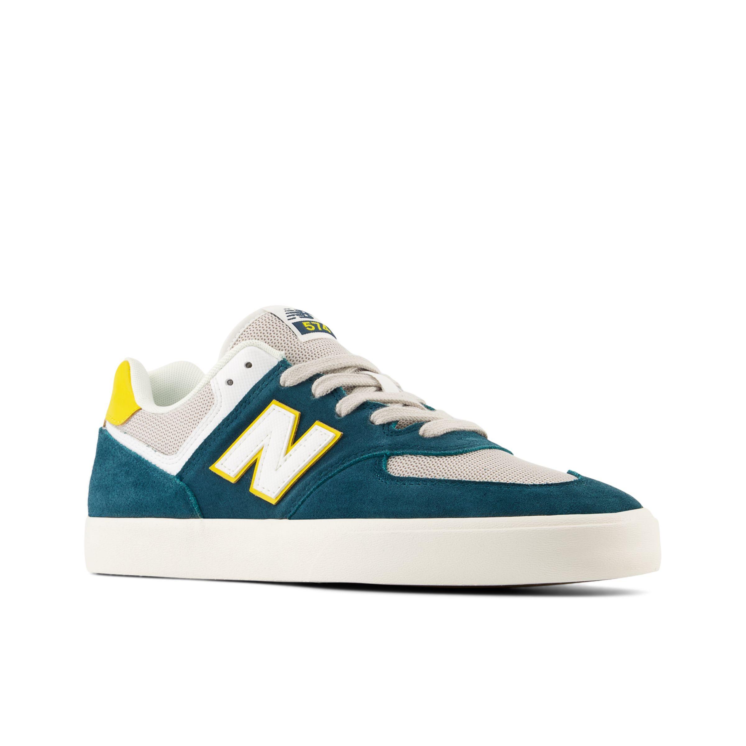 New Balance Nb Numeric 574 Vulc In Blue yellow Suede mesh for Men Lyst UK
