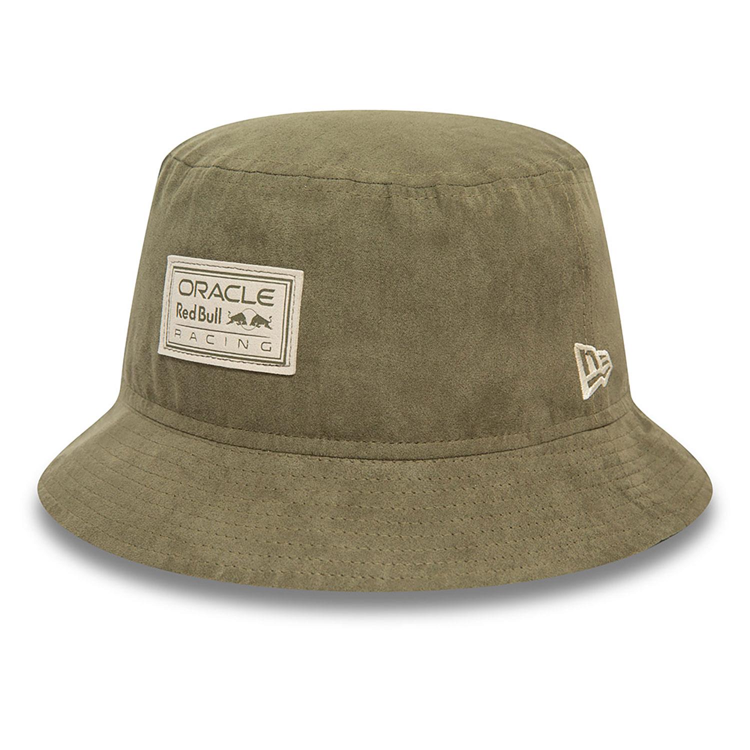KTZ Red Bull Racing Faux Suede Bucket Hat in Green for Men | Lyst UK