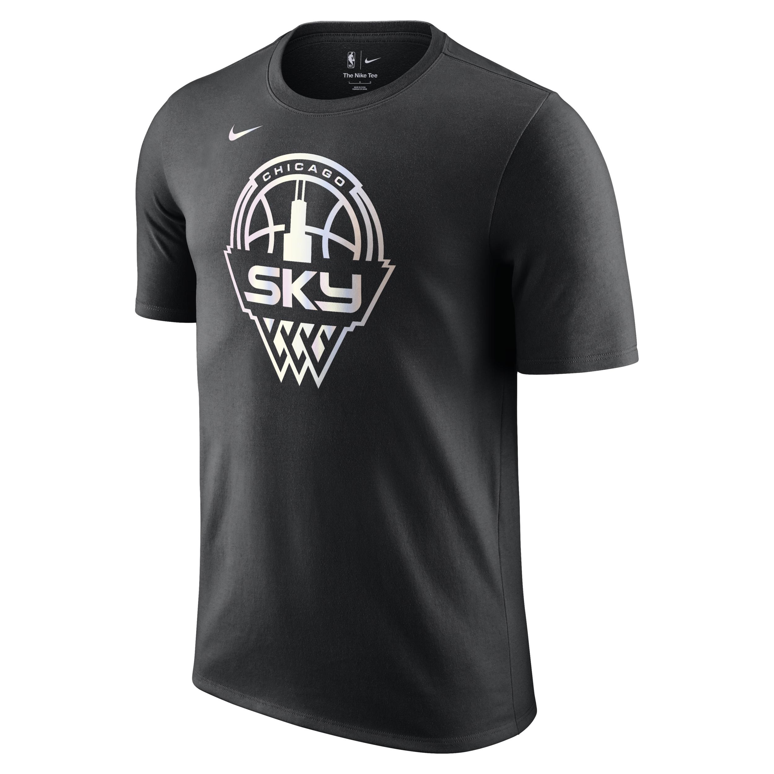 Nike Chicago Sky Wnba Iridescent Logo T-shirt in Black for Men | Lyst
