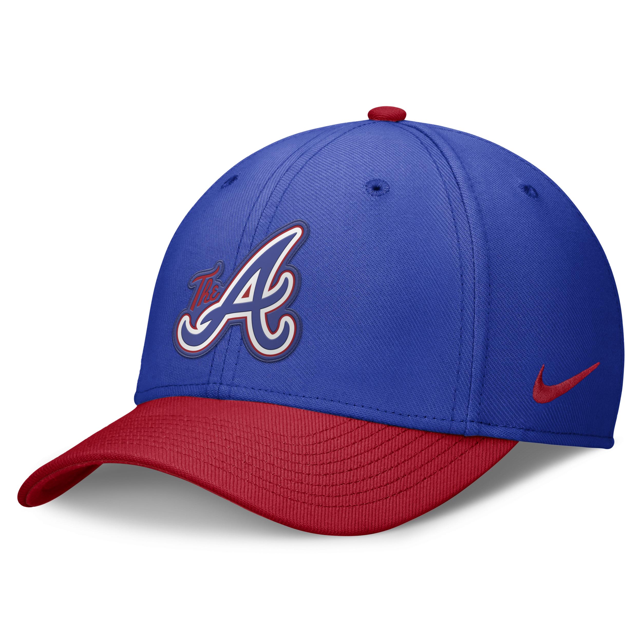 Nike Atlanta Braves City Connect Swoosh Dri-fit Mlb Hat in Blue for Men ...